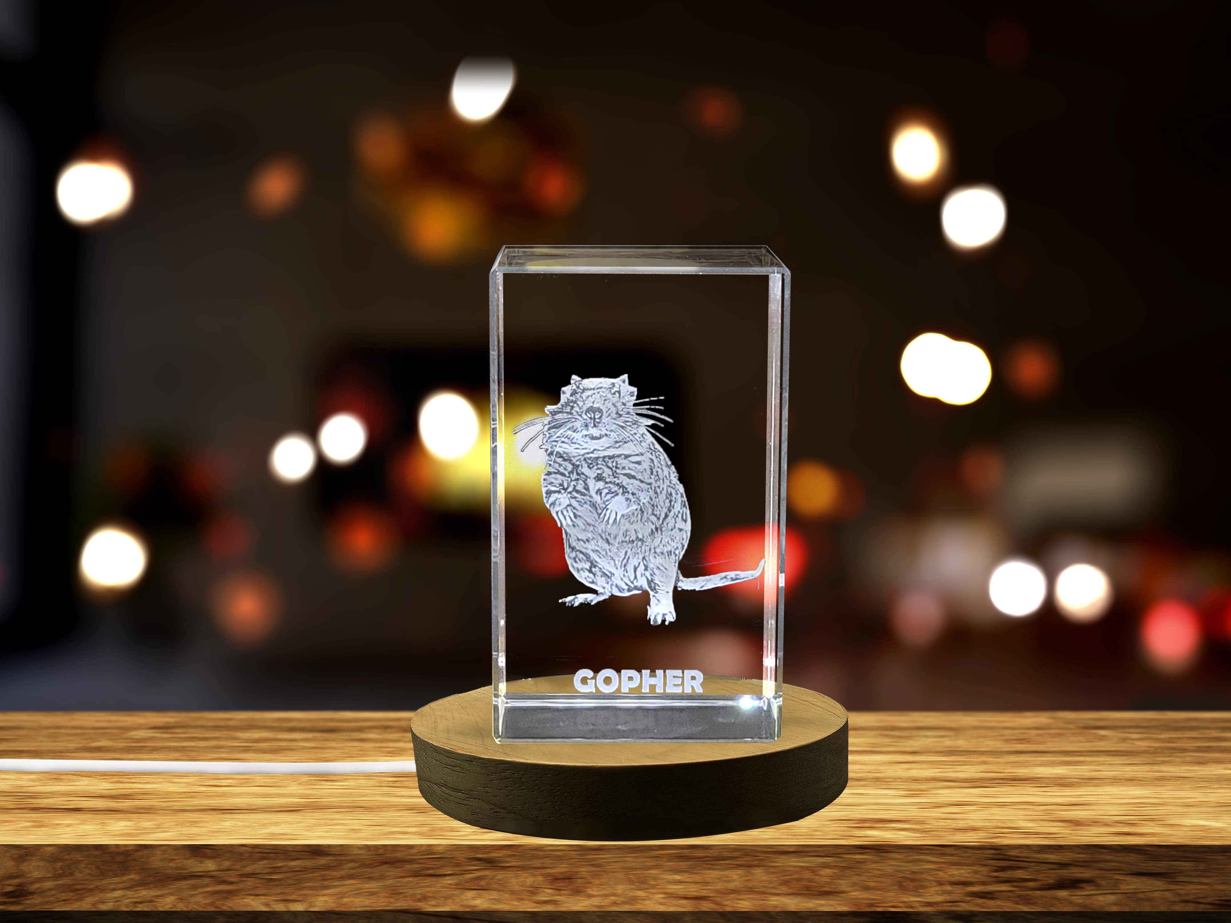 Whimsical Gopher Crystal Carvings | Exquisite Gems Etched with ...