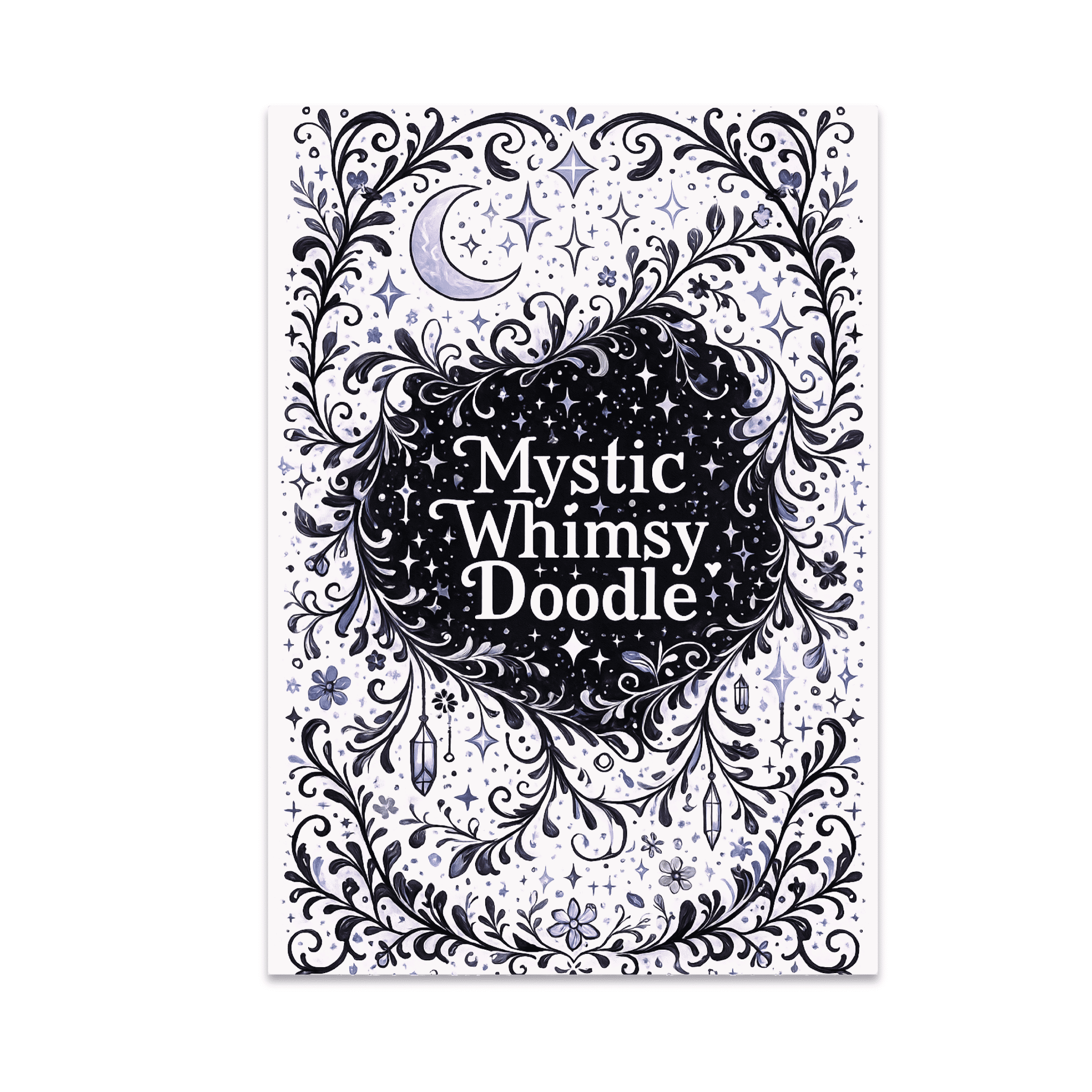 Whimsical Gothic Art - Mystic Whimsy Doodle - 13x19 Poster Print ...