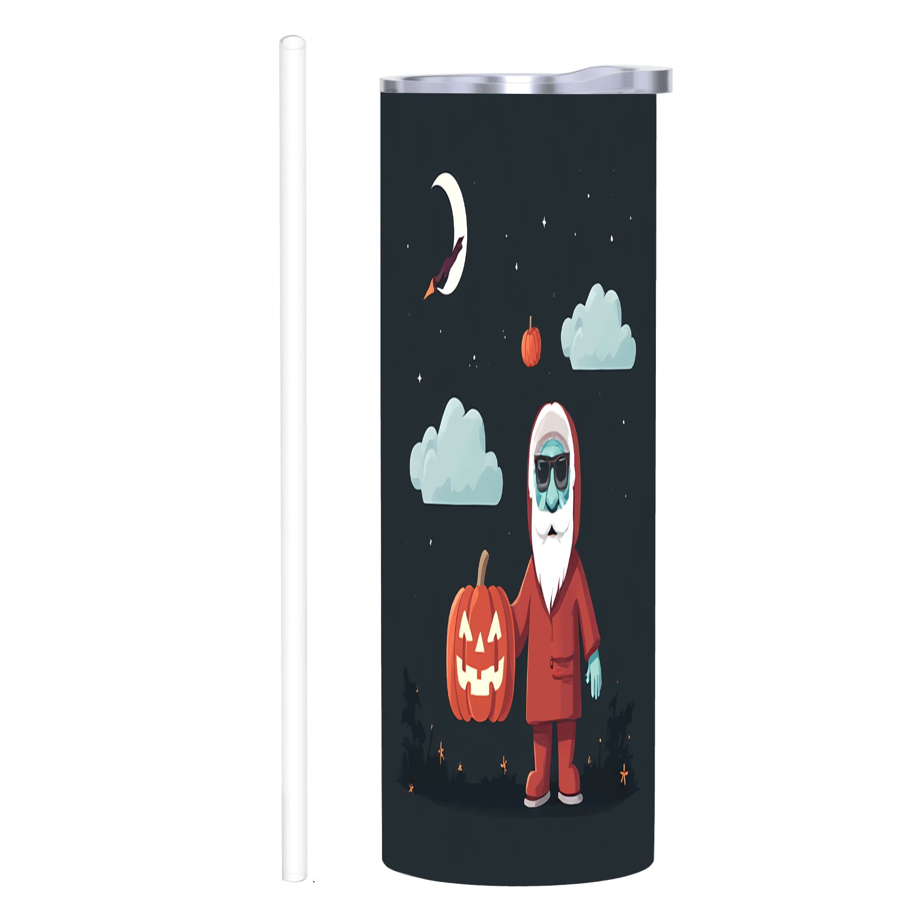 Whimsical Halloween 20 oz Stainless Steel Insulated Tumbler - Red ...
