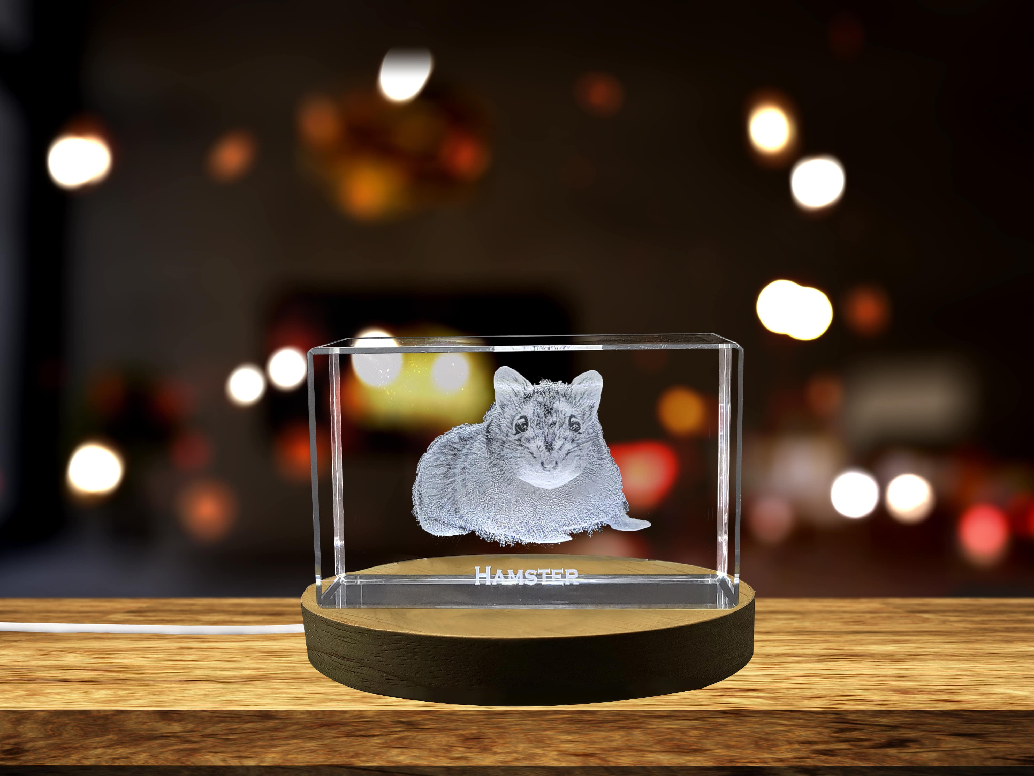 Whimsical Hamster Crystal Carvings | Exquisite Gems Etched with Playful ...