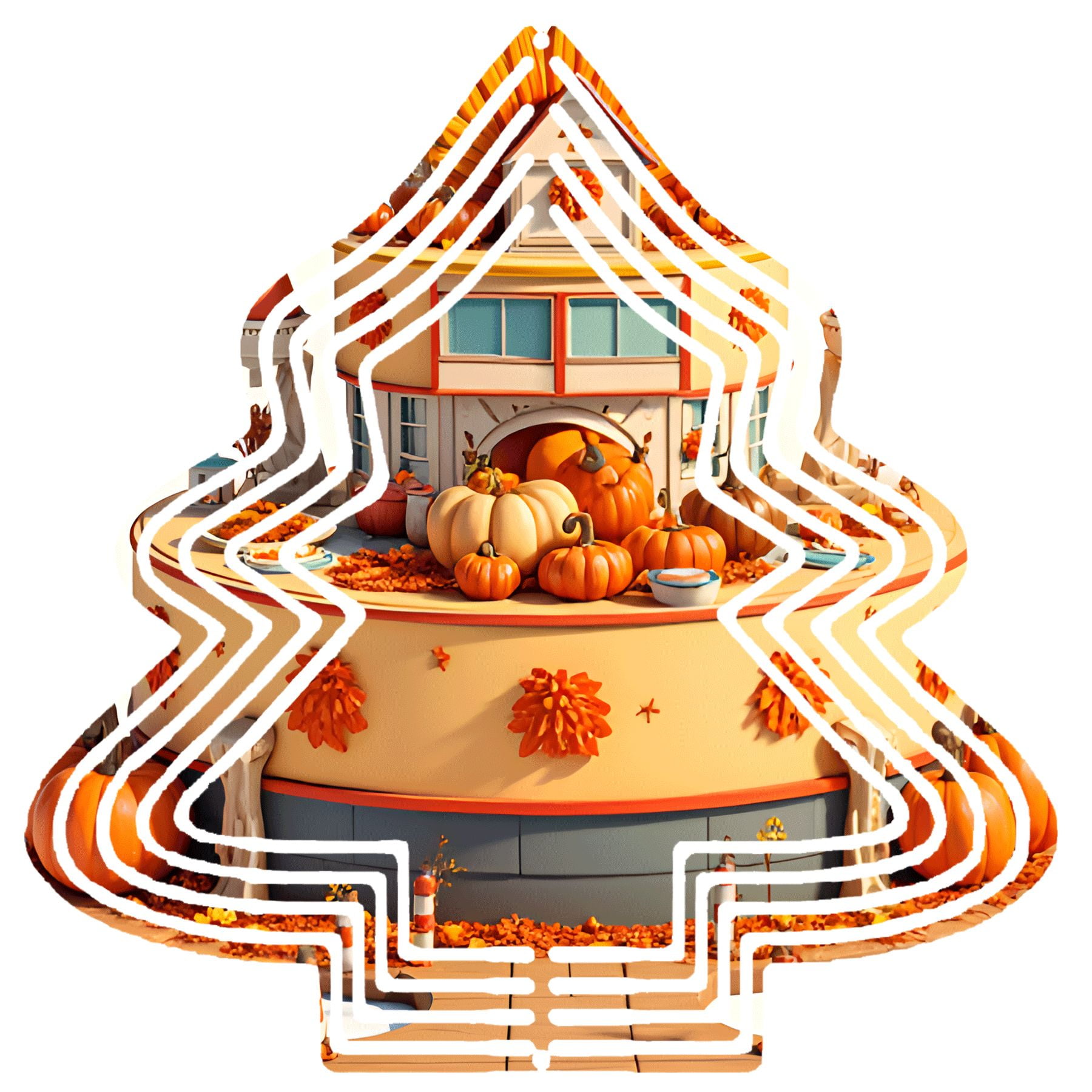 Whimsical Metal Christmas Tree Wind Spinner - Colorful Garden ...