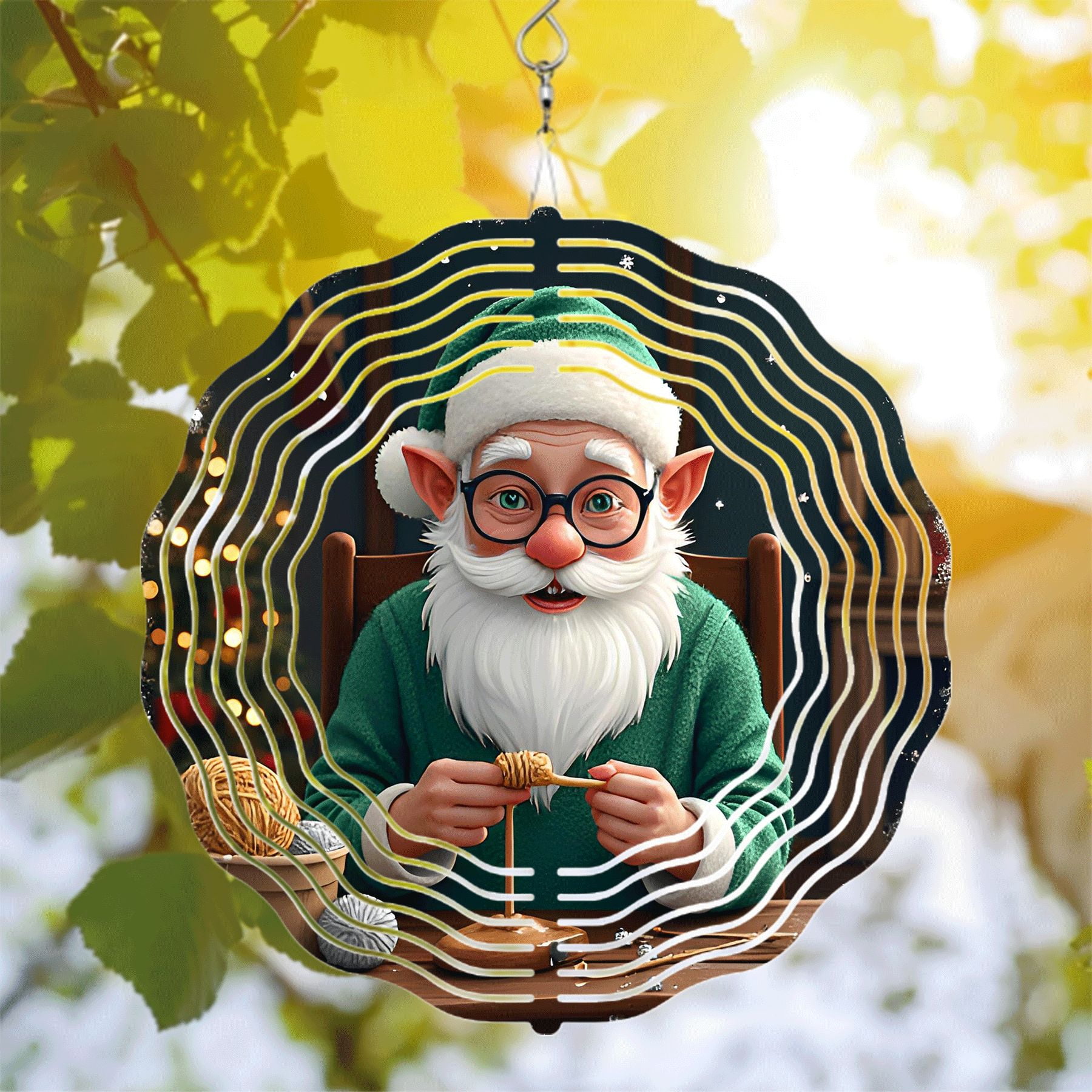 Whimsical Metal Hanging Wind Spinners & Chimes for Yard - Artistic ...