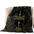 Whimsical Moon Quilted Comforters Cooling Blanket Full Size, Mysterious ...
