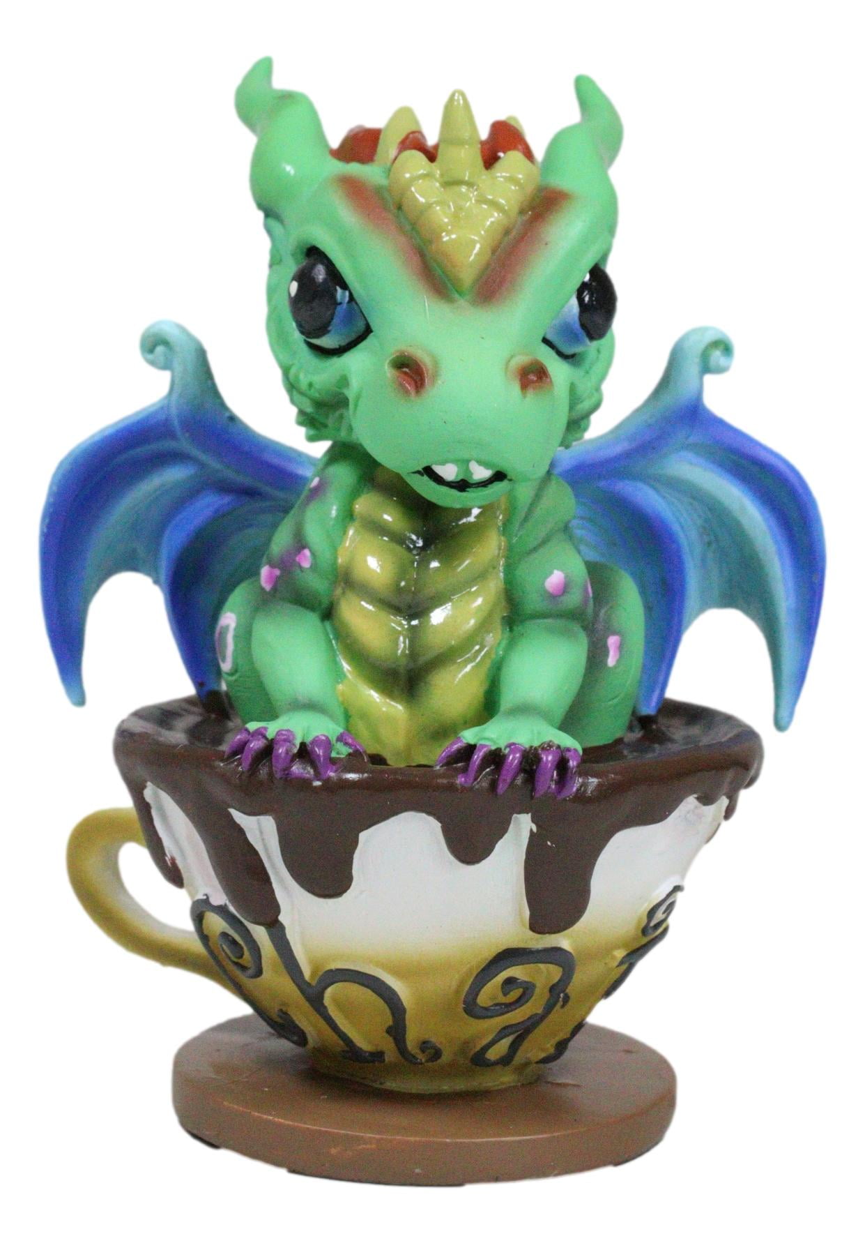 Whimsical Morning Beverage Chai With Bobert Baby Dragon In Teacup ...