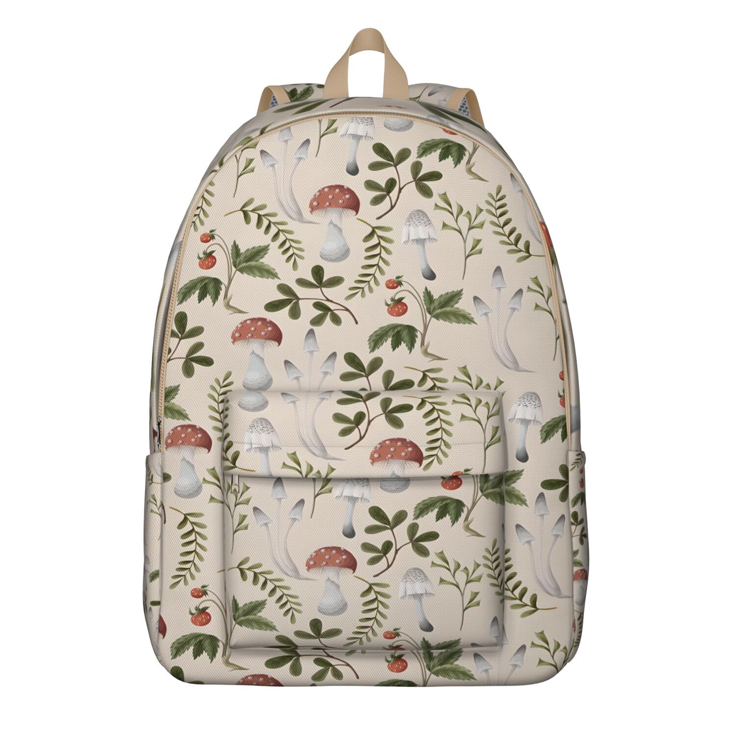 Whimsical Mushroom Backpack, Boho Woodland Mushroom School Bag with ...