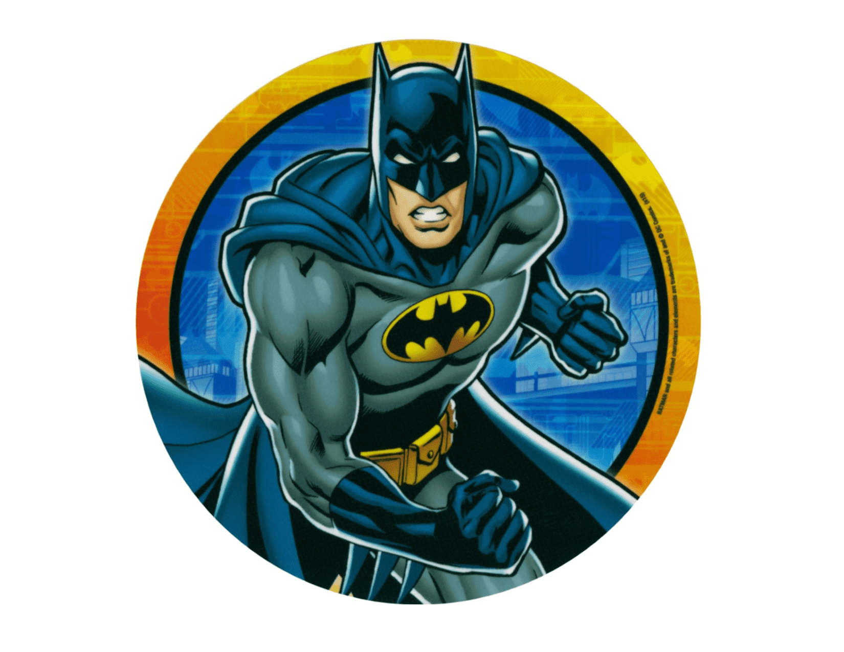 Whimsical Practicality Batman Edible Cake Topper- 8" Round - Walmart.com