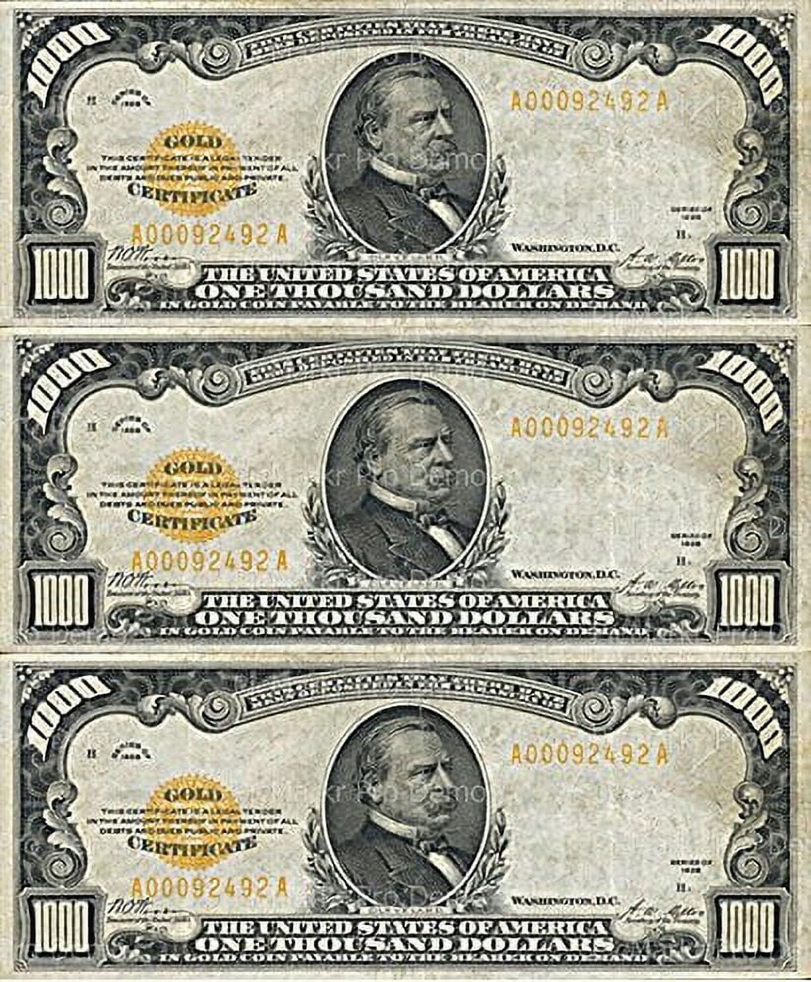 Whimsical Practicality's 1000 Dollar Bills Edible Icing Image Cake ...