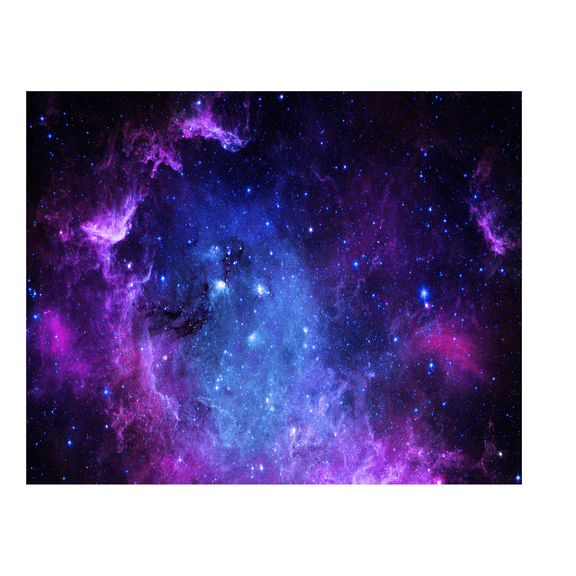 Galaxy Themed Birthday Cake