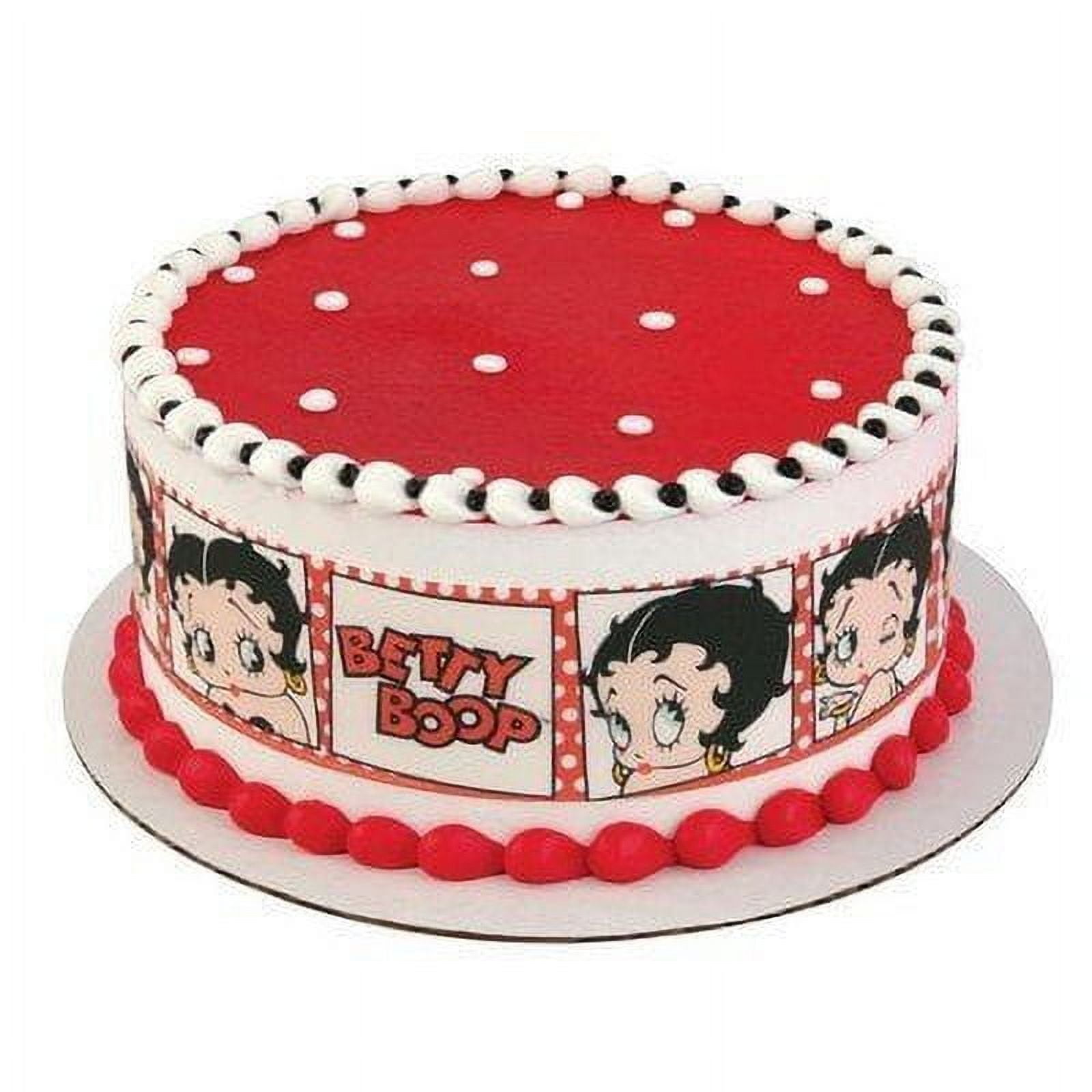 Whimsical Practicality's Betty Boop Edible Icing Image Cake Border ...
