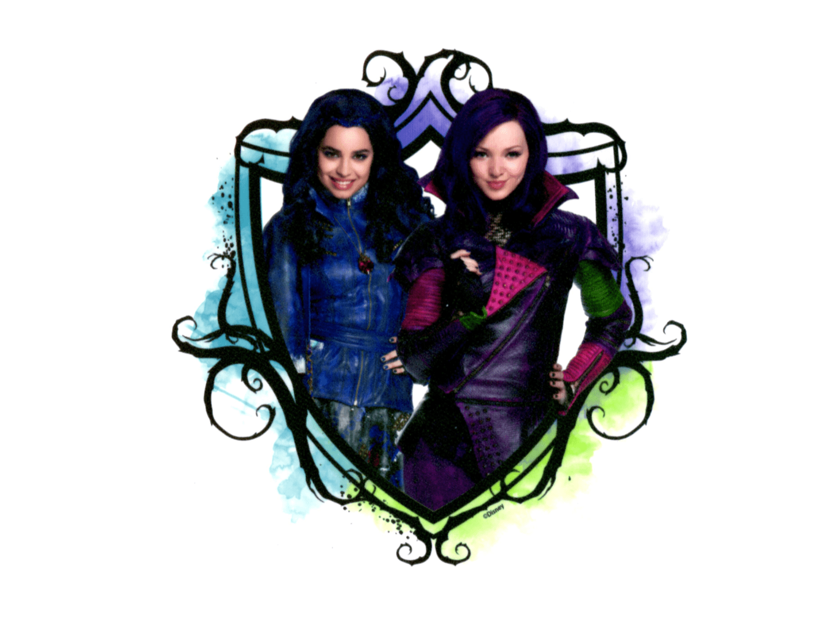 Whimsical Practicality's Descendants Edible Icing Image Cake Topper-1/4 ...