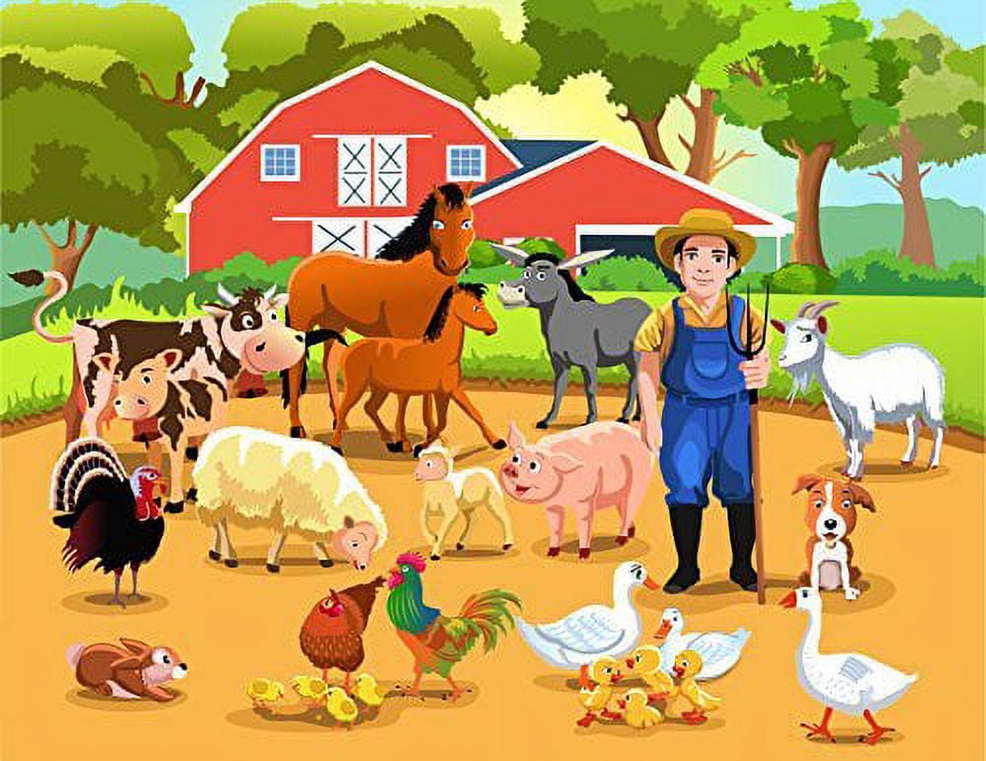 Whimsical Practicality's Life on the Farm Edible Icing Image for 1/4 ...