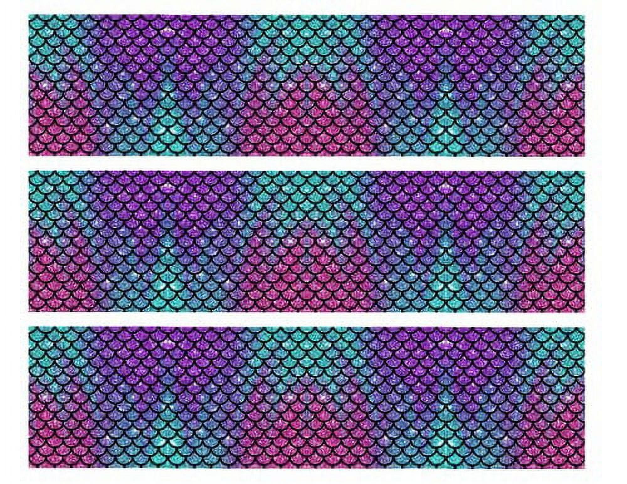 Whimsical Practicality's Mermaid Scales Edible Icing Image Cake Border ...