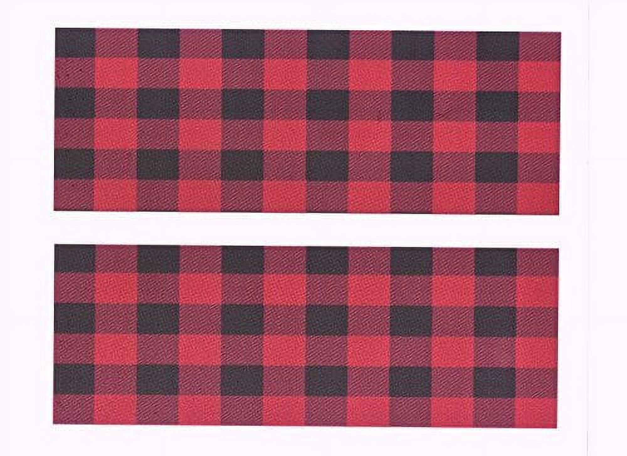 Whimsical Practicality Red Plaid Cake Edible Icing Strips, Vegan ...