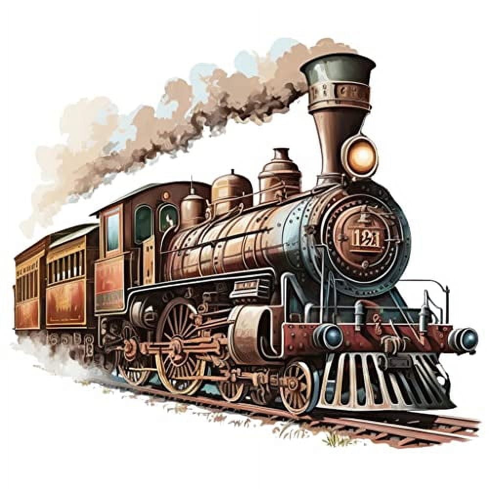 Whimsical Practicality's Steam Train #4 Edible Icing Image Cake Topper ...