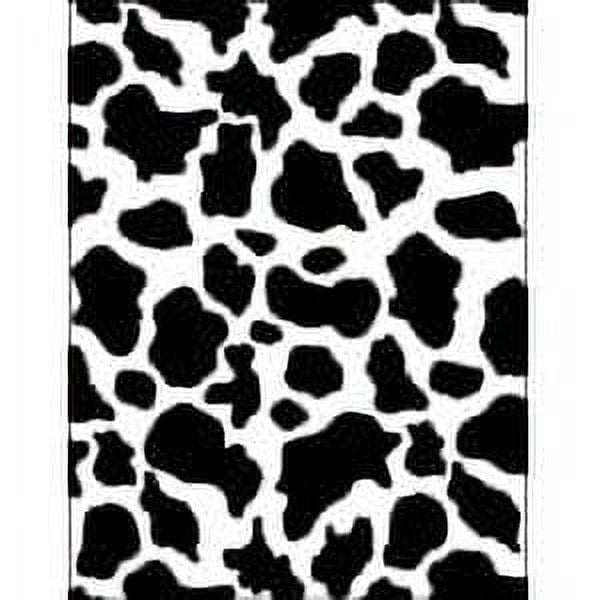 Whimsical Practicality Edible Icing Image Cake Topper, Cow Spots Print ...