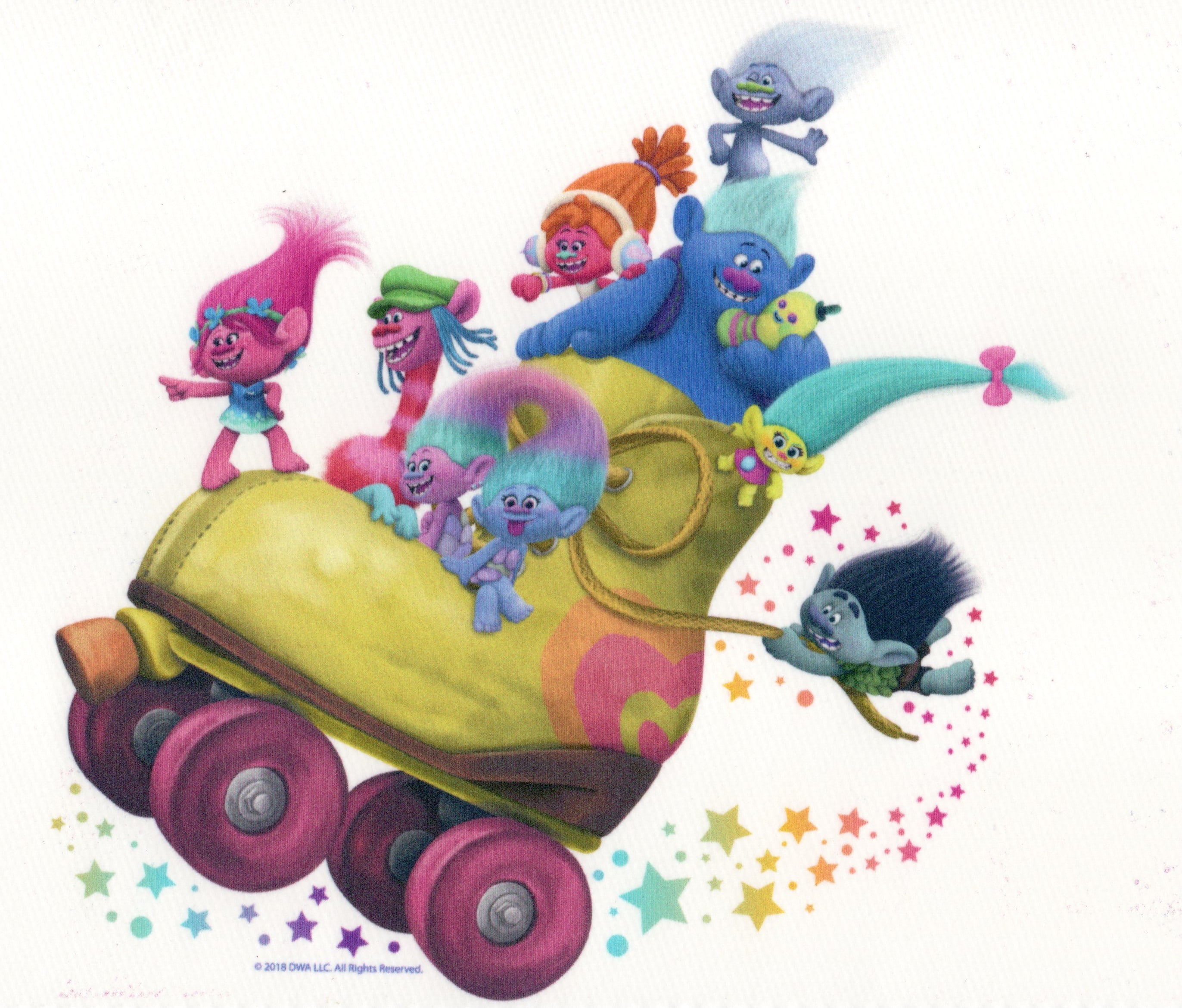 Whimsical Practicality's Trolls Edible Icing Image Cake Topper-8 inch ...