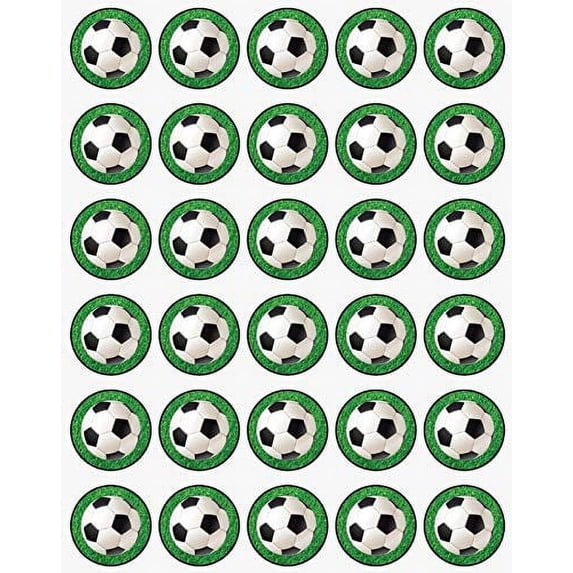 Whimsical Practicality’s Uncut Soccerball with Grass Edible Icing Image ...