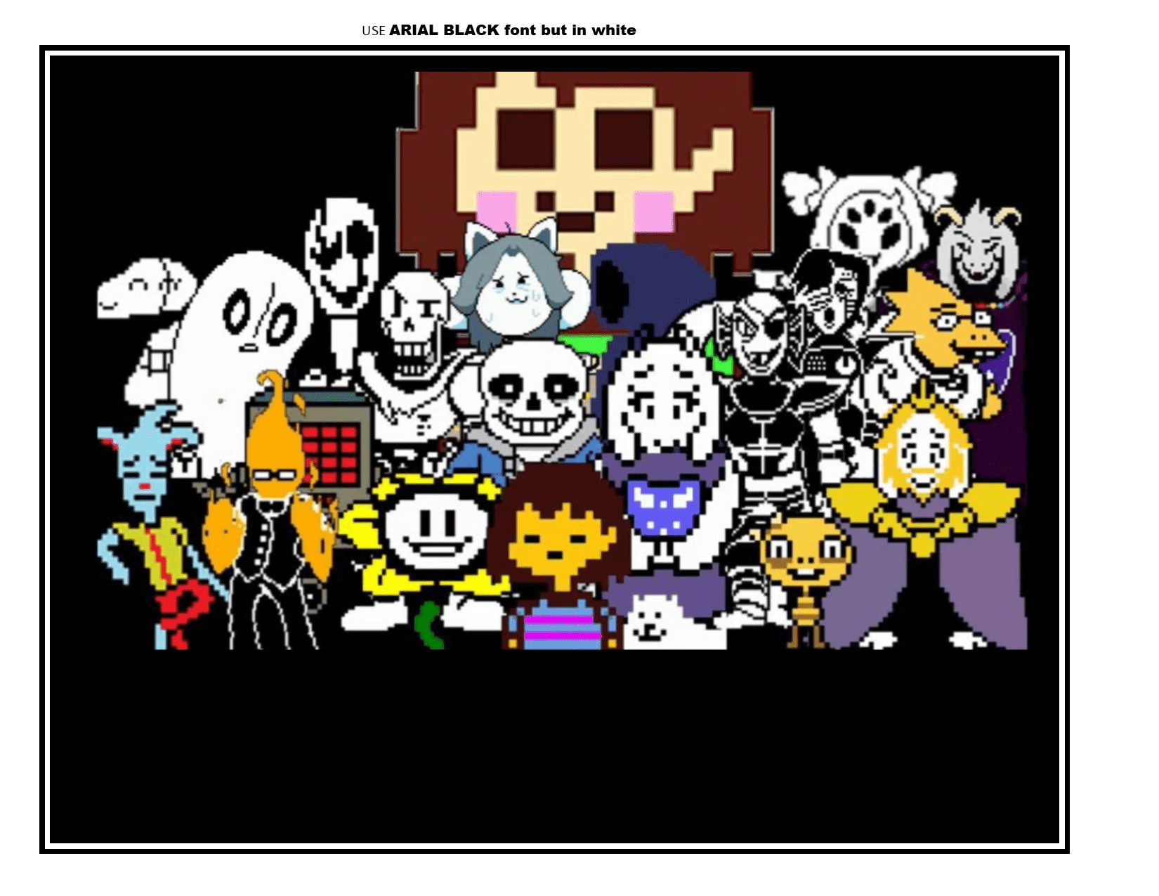 Whimsical Practicality's Undertale Personalized Edible Cake Topper ...