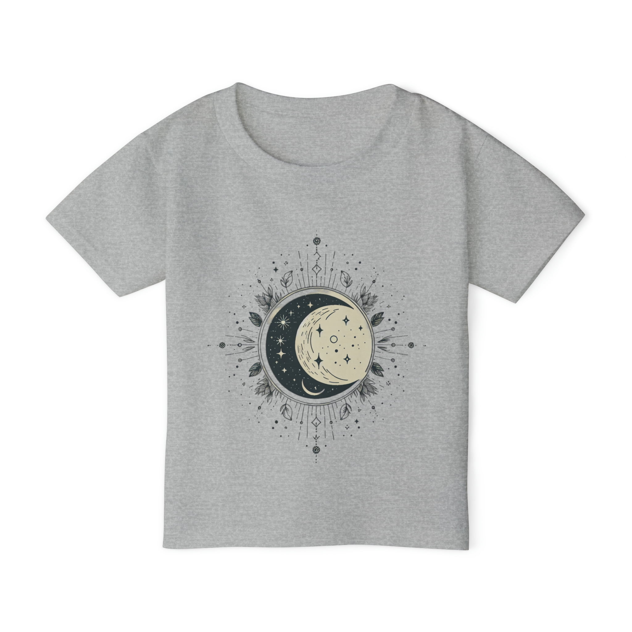Whimsical Toddler Tee with Celestial Design in Four Color Options ...