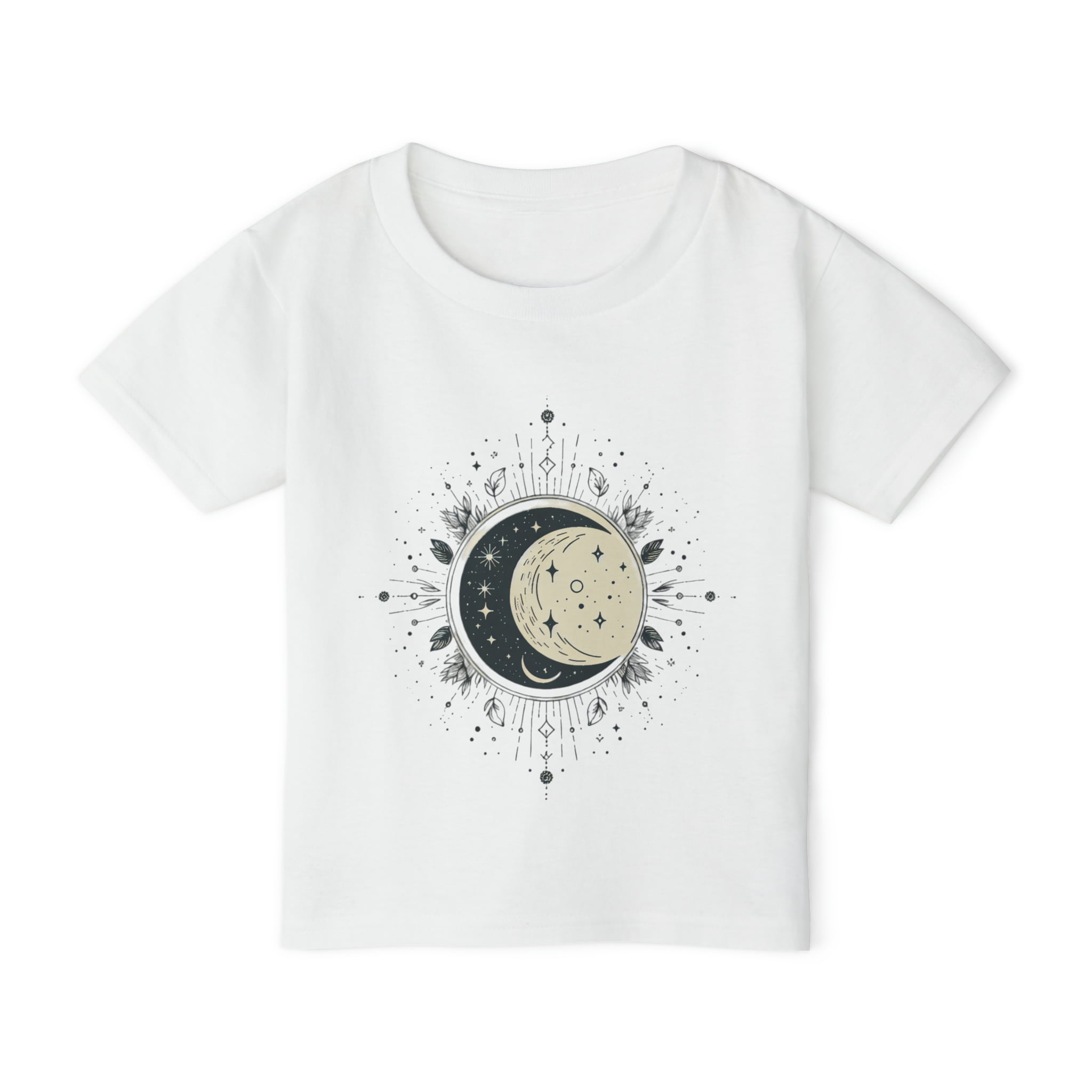 Whimsical Toddler Tee with Celestial Design in Four Color Options ...