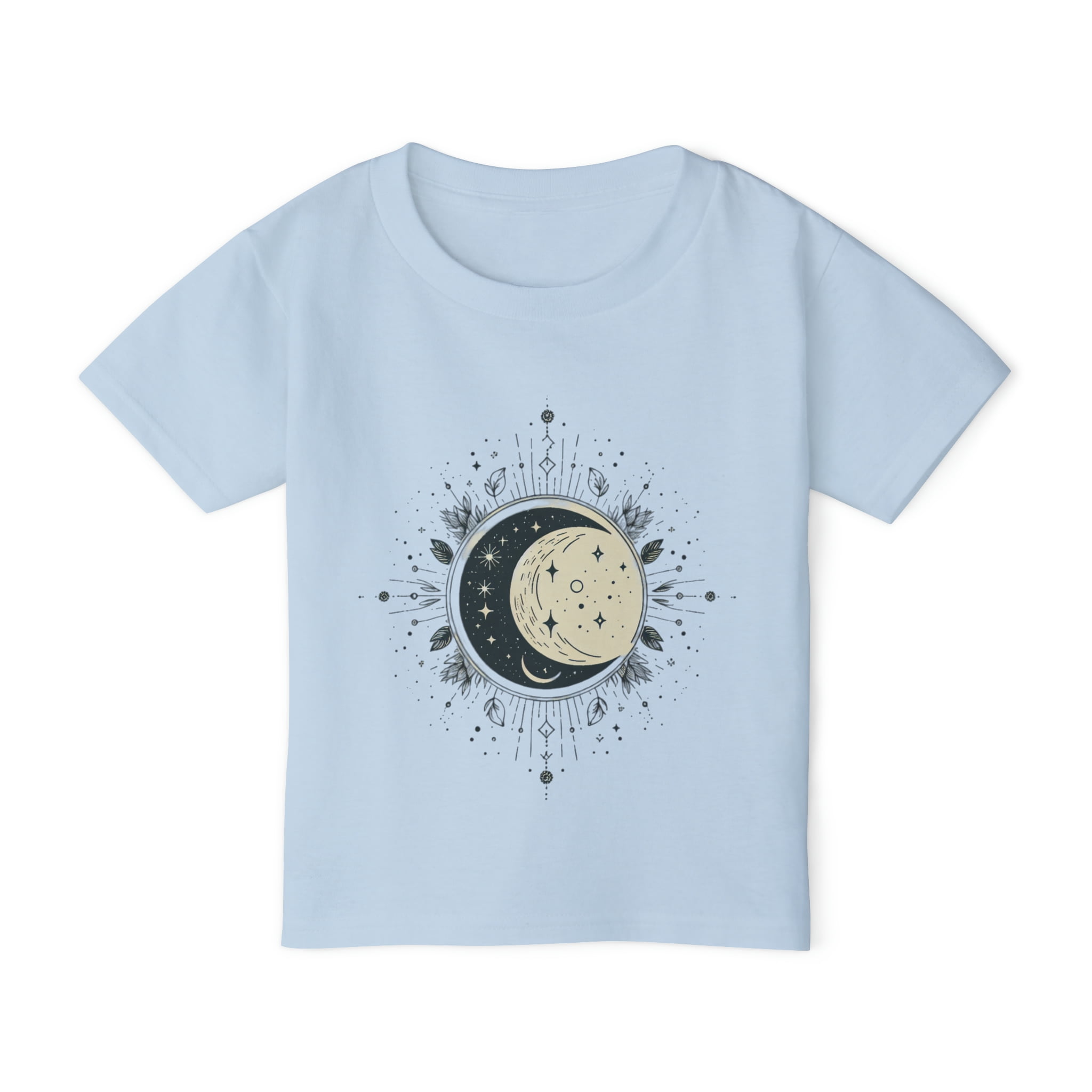 Whimsical Toddler Tee with Celestial Design in Four Color Options ...
