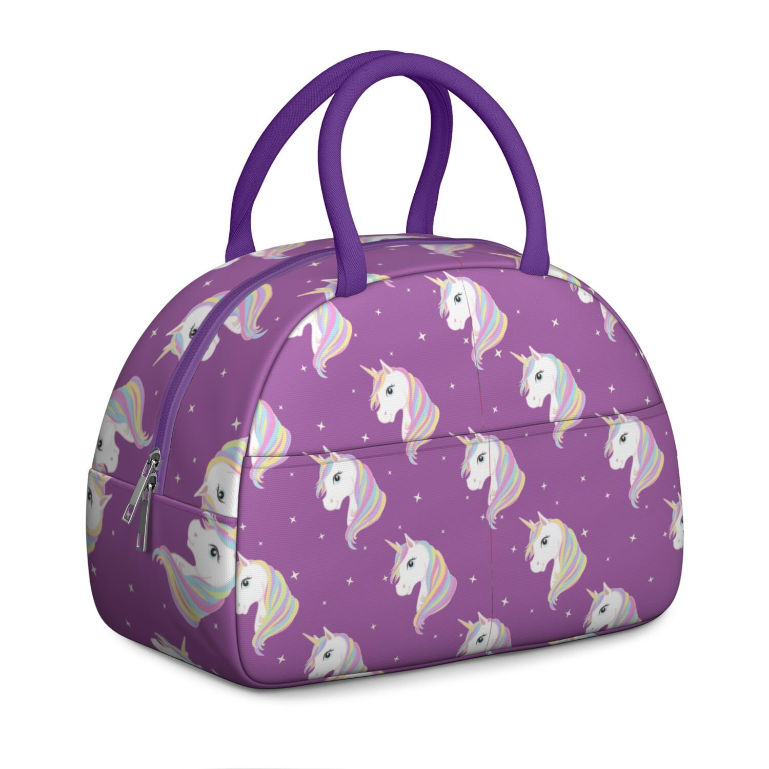Whimsical Unicorn Lunch Bag – Rainbow Print with Cute and Mythical ...