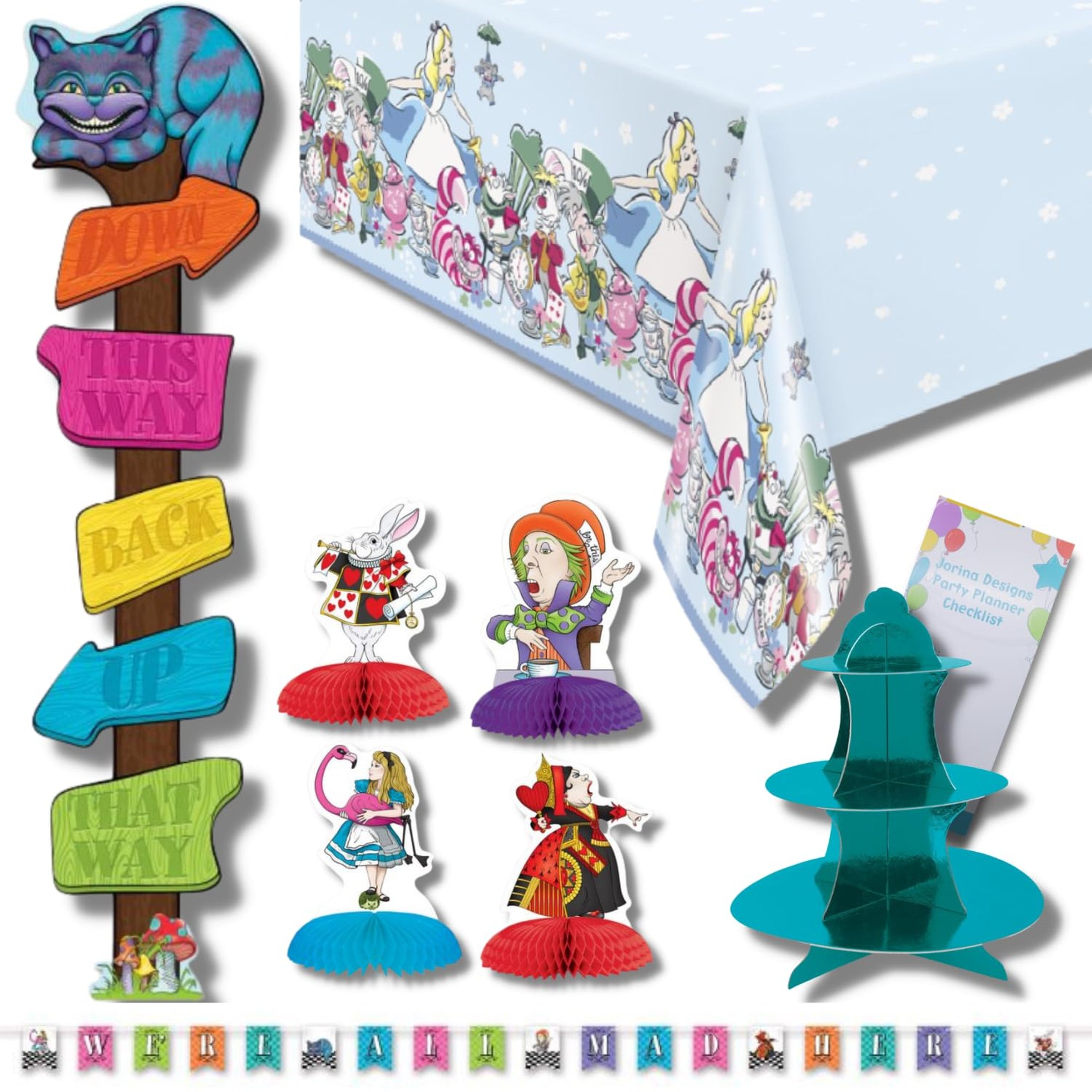 Whimsical Wonderland Birthday Decor for Girls - Enchanting Alice in ...