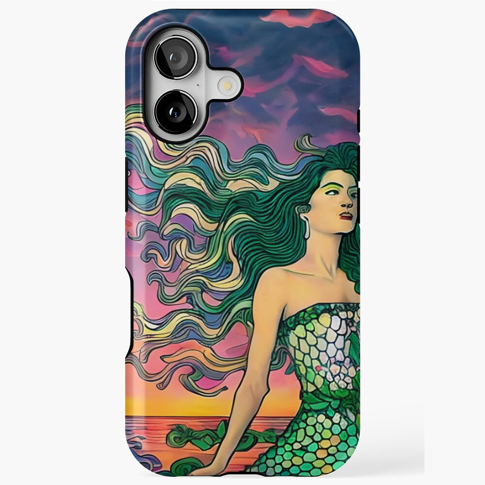 Whimsy Mermaid Wonderland Fantasy Ocean Case with iPhone 17 to 11 Pro ...