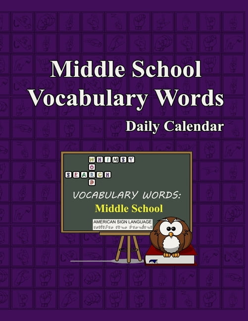 Whimsy Word Search, Middle School Vocabulary Words - Daily Calendar ...