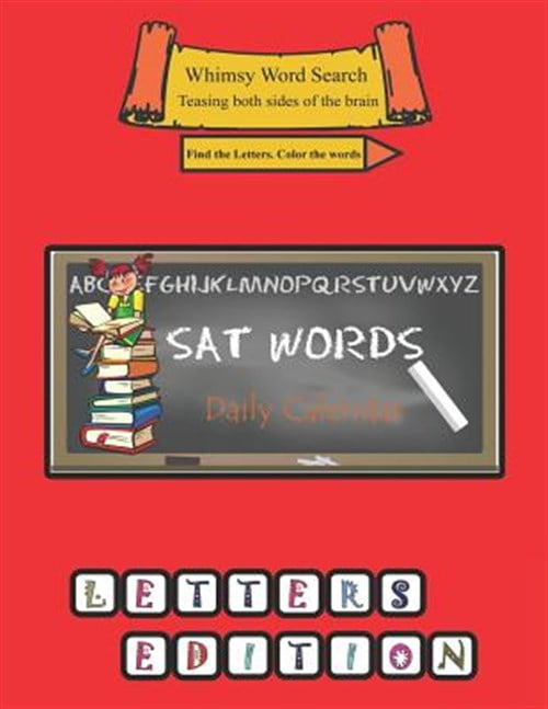 Whimsy Word Search, SAT Vocabulary - Daily Calendar - Walmart.com