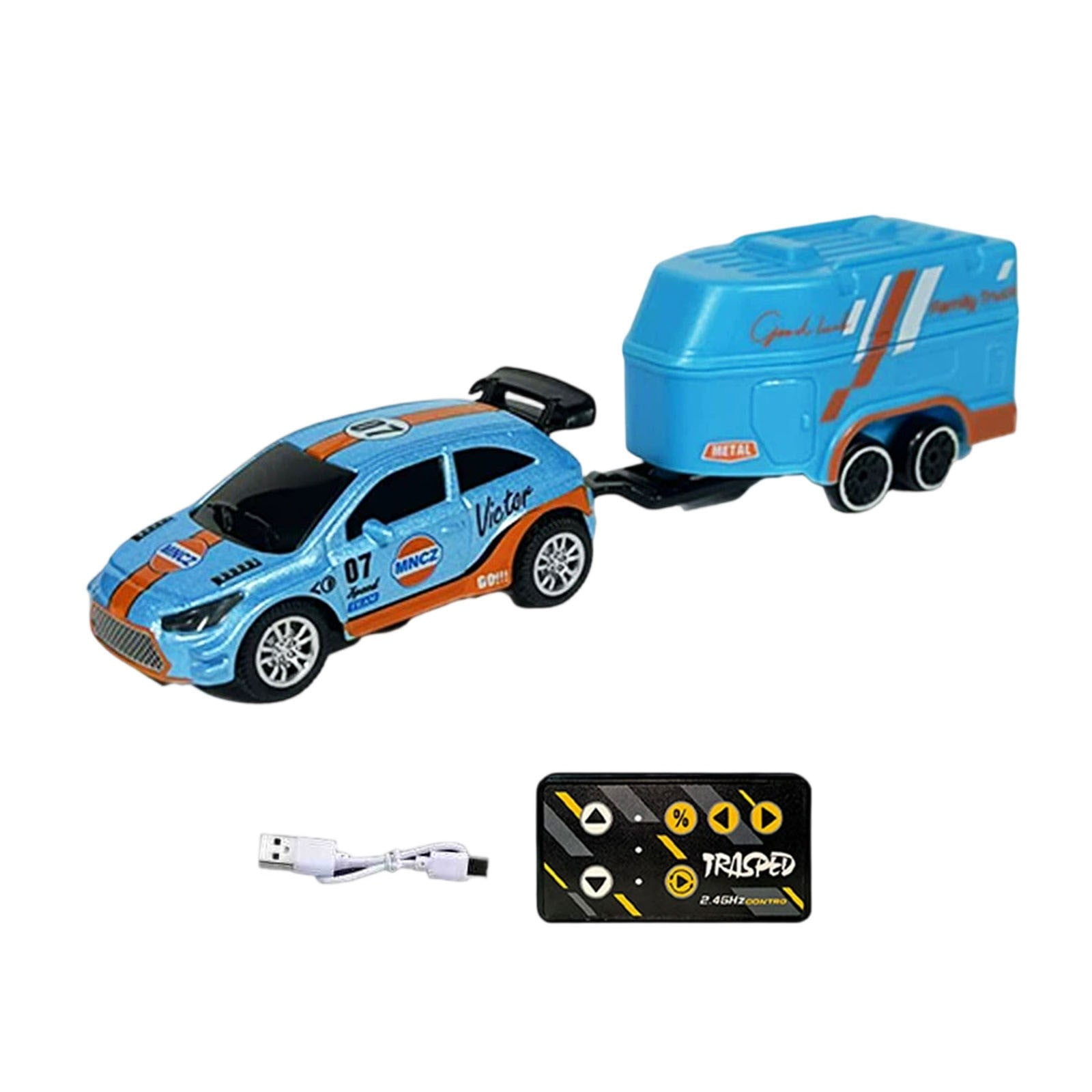 WhimsyHive Alloy RC Racing Car Pocket Desktop Micro Drift Racing Car ...