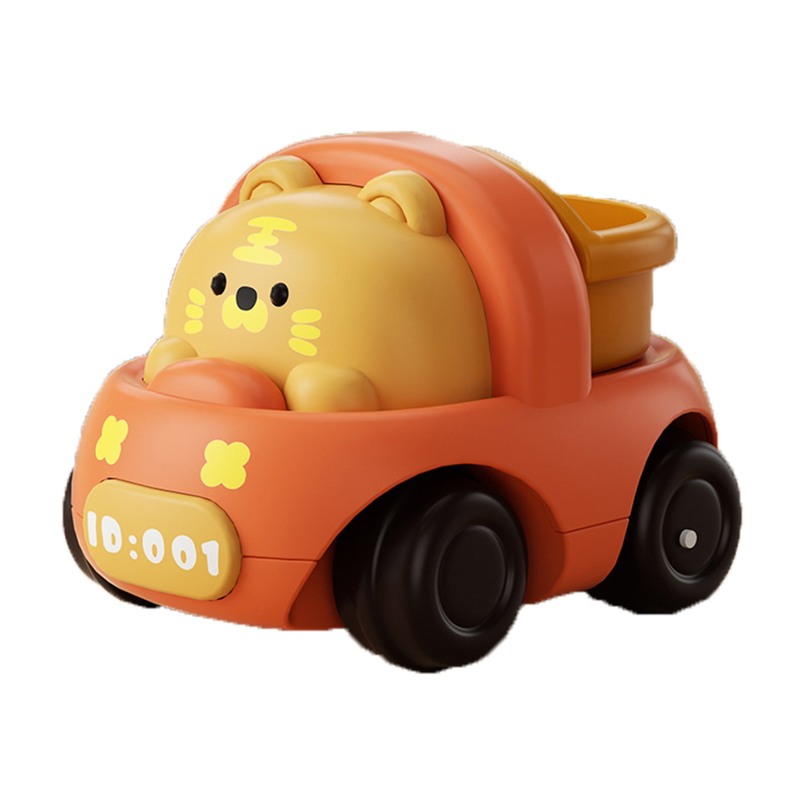 WhimsyHive Cartoon Animal Engineering Vehicle Toy Set with Dump Truck ...