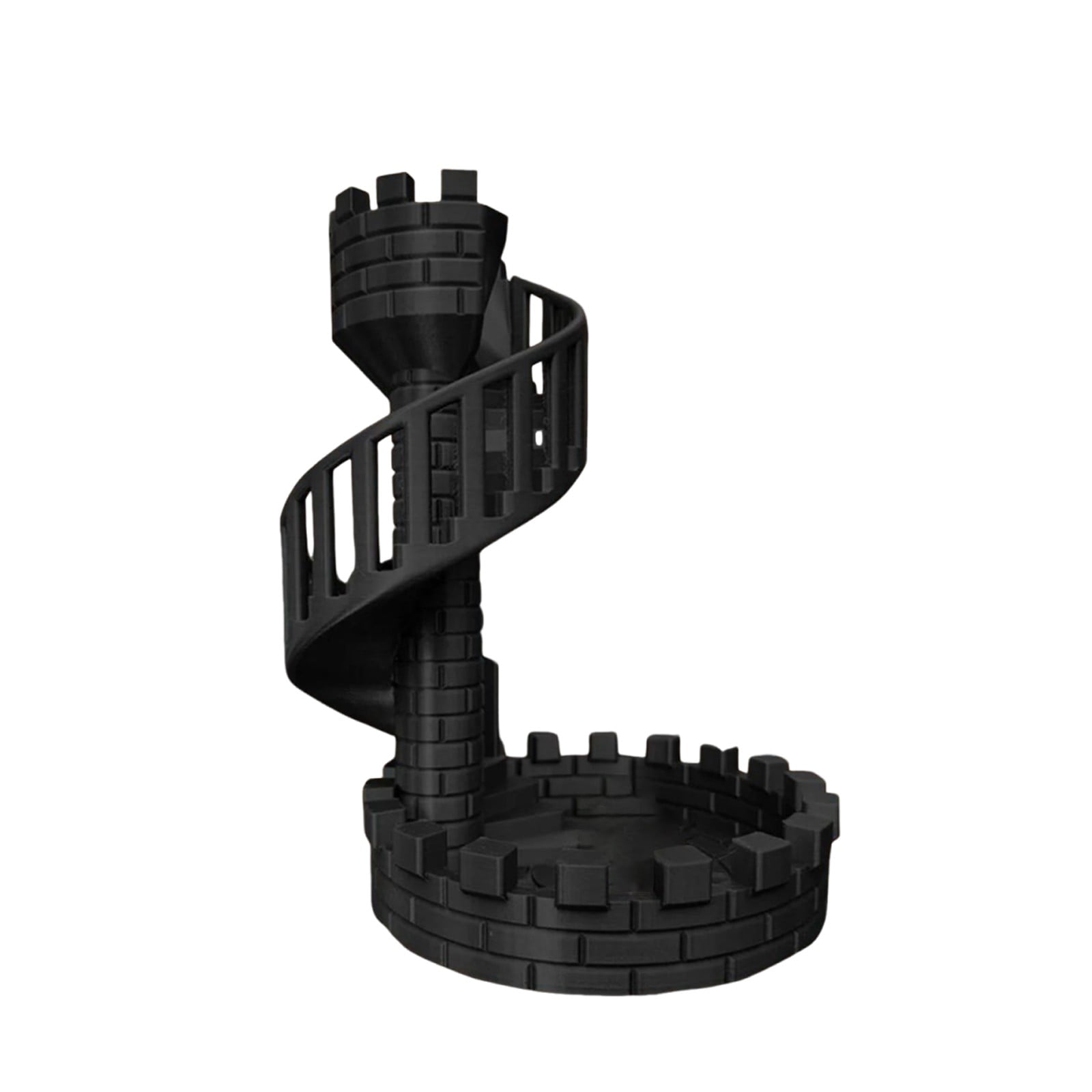 WhimsyHive Castle Spiral Staircase Dice Tower for Tabletop Gaming, Dungeons and Dragons RPG ...