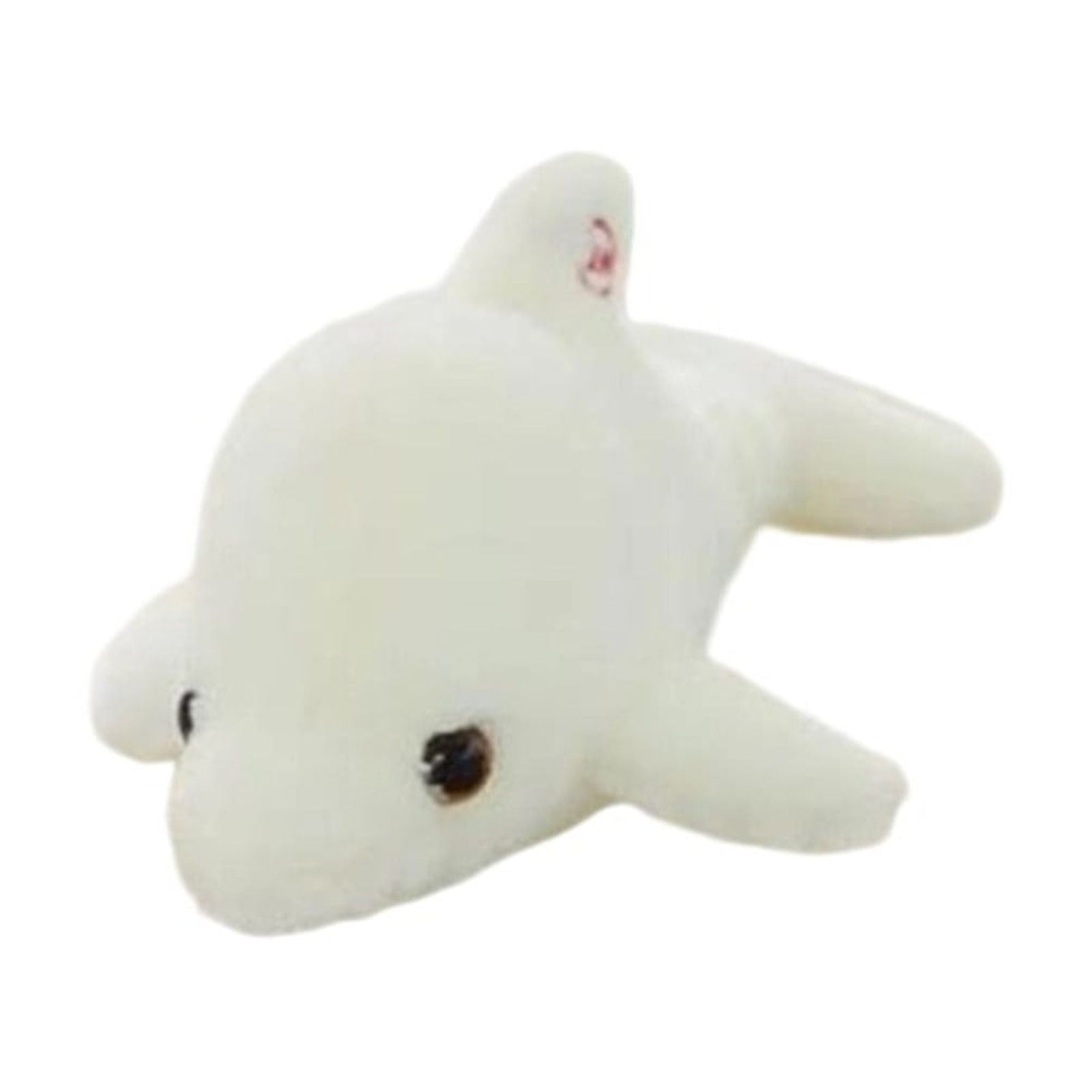 WhimsyHive Creative Glowing Dolphin Plush Toy, Cartoon Figurine ...