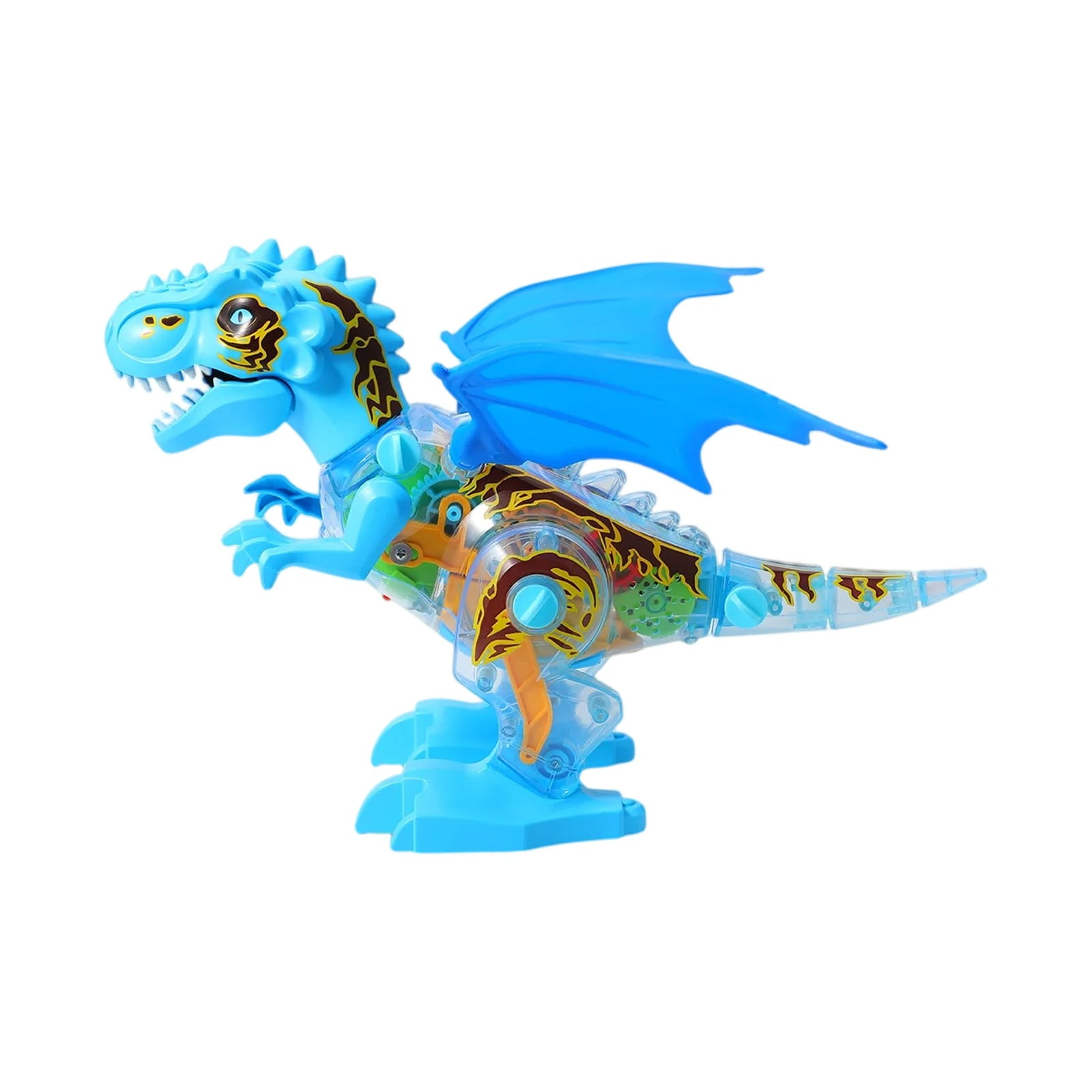 WhimsyHive DIY Electric T-Rex Dinosaur Toy with Spray Mist & LED Eyes ...