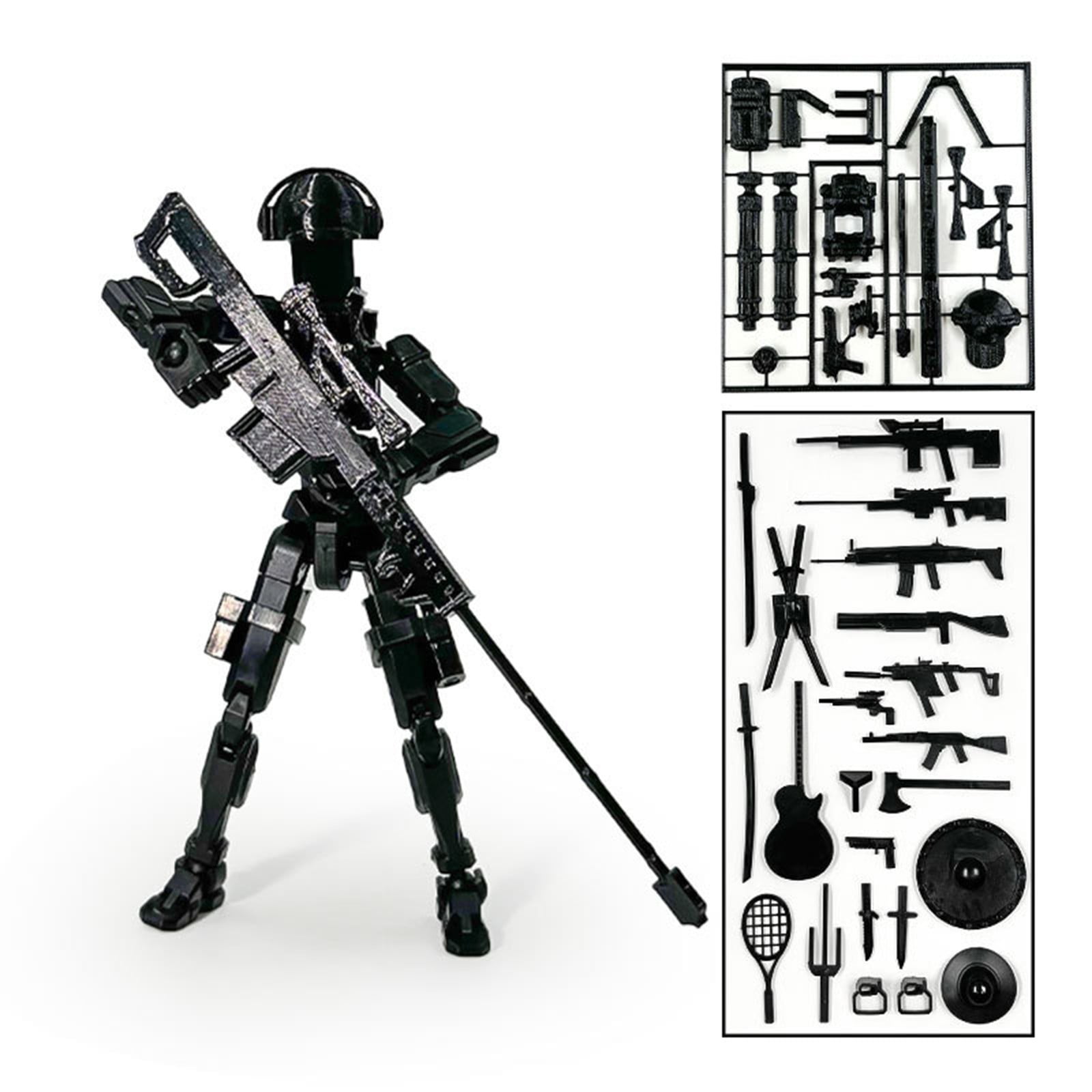 WhimsyHive Deluxe Multi-Jointed Soldier Action Figure Kit with Poseable ...