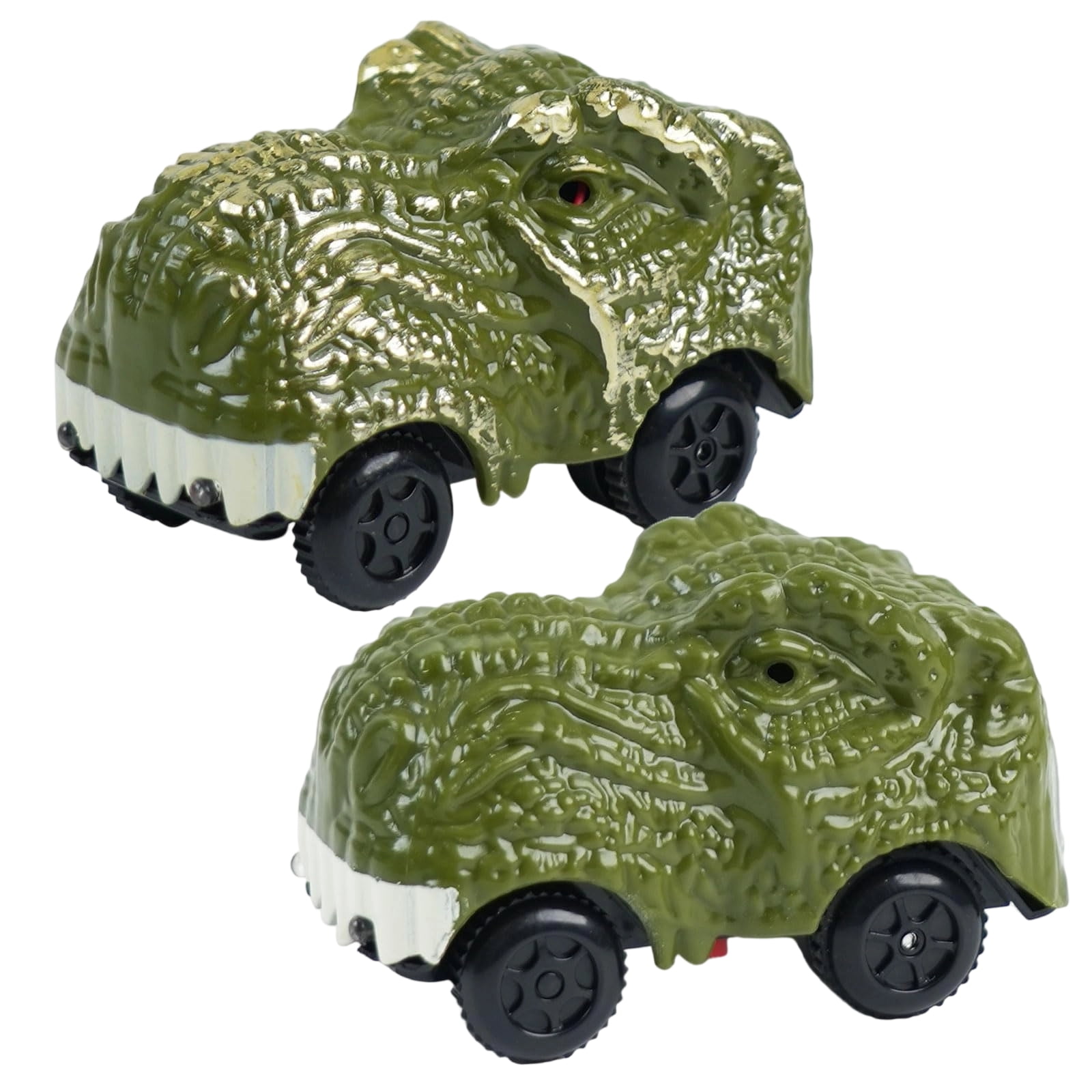 WhimsyHive Dinosaur Electric Track Car Set, Kids Toy Train with Light ...