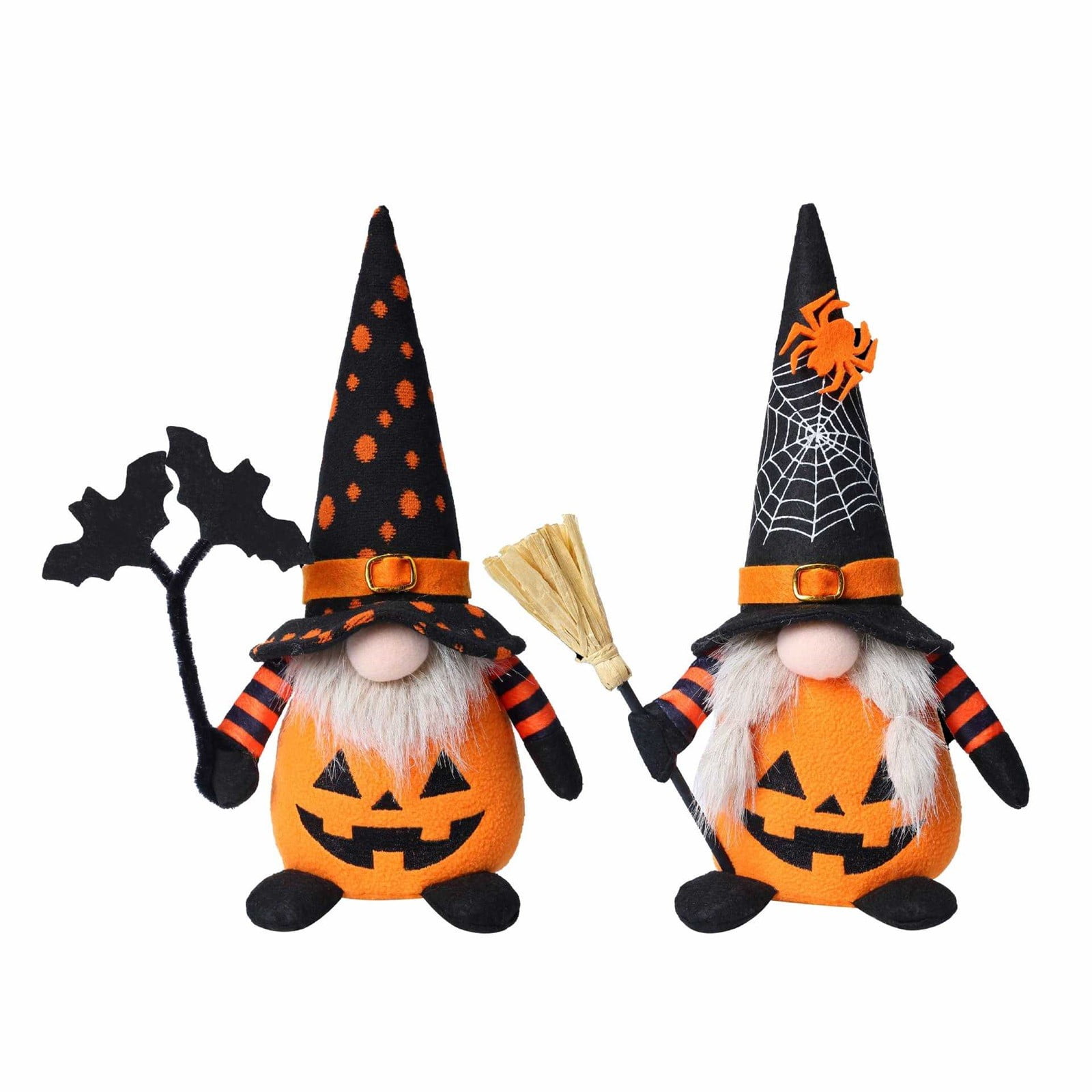 WhimsyHive Faceless Ghost Dwarf Plush Doll Halloween Decorative ...