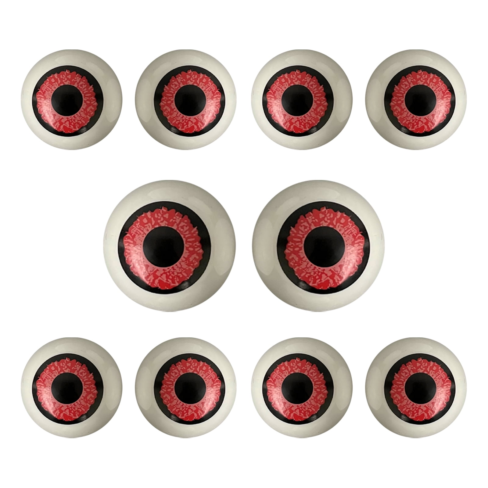 WhimsyHive Halloween Eyes Semi-Circular Bowl-Shaped Hollow Bleeding ...