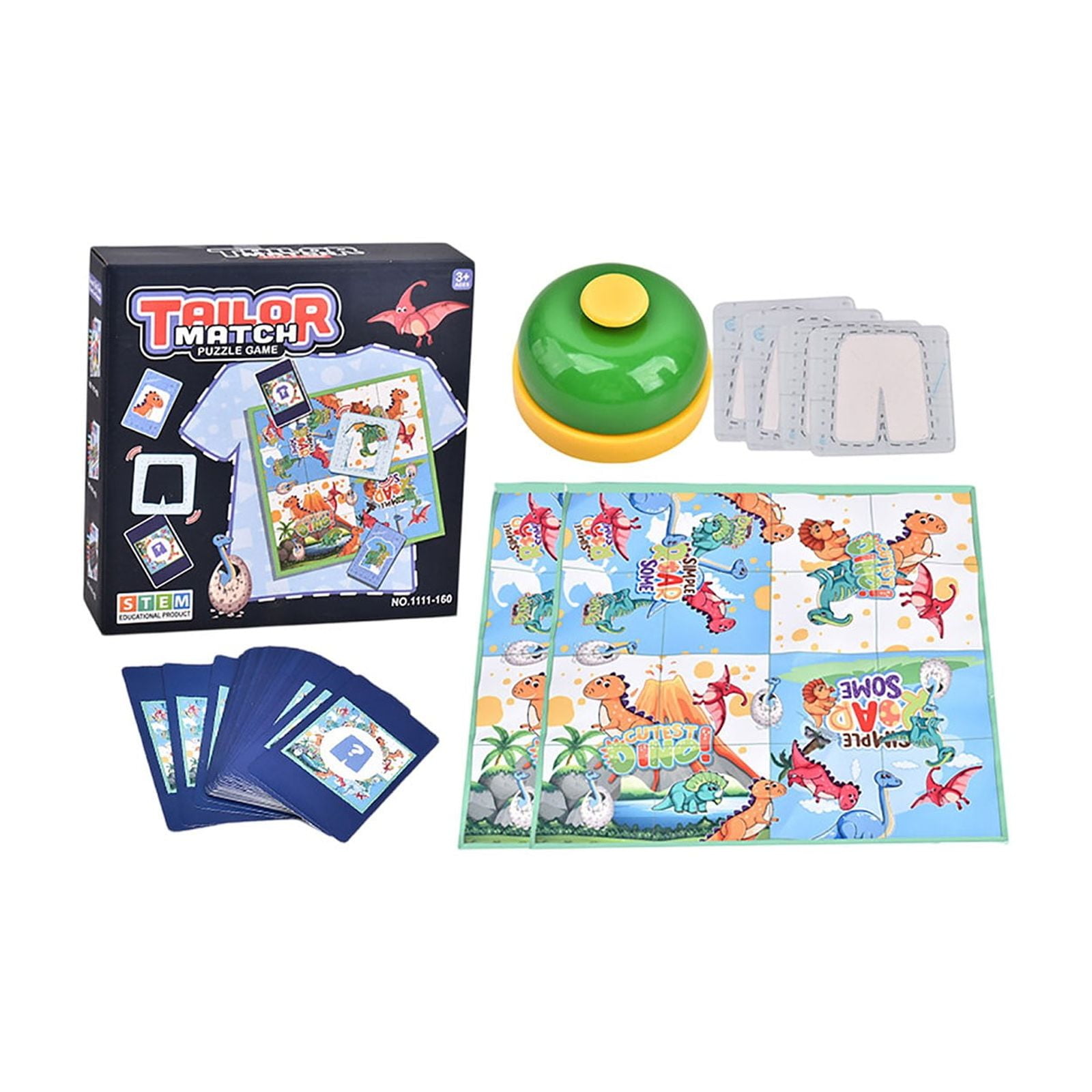 WhimsyHive Logic Thinking Card Board Game for Children, Fun Find and Match Clothes Puzzle ...