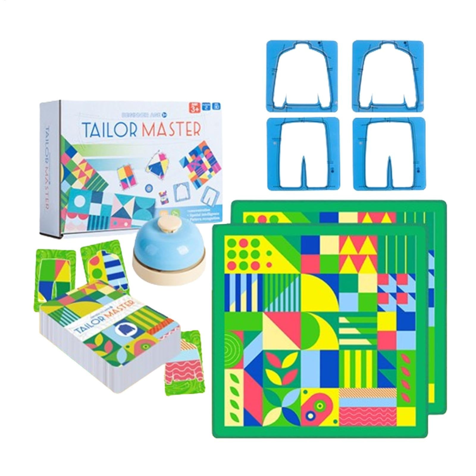 WhimsyHive Tailor T Board Game - Two-Player Reaction and Concentration ...