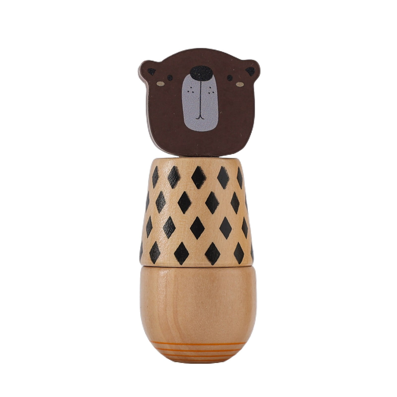 WhimsyHive Wooden Animal Screw Fine Motor Toy for Children, Color ...