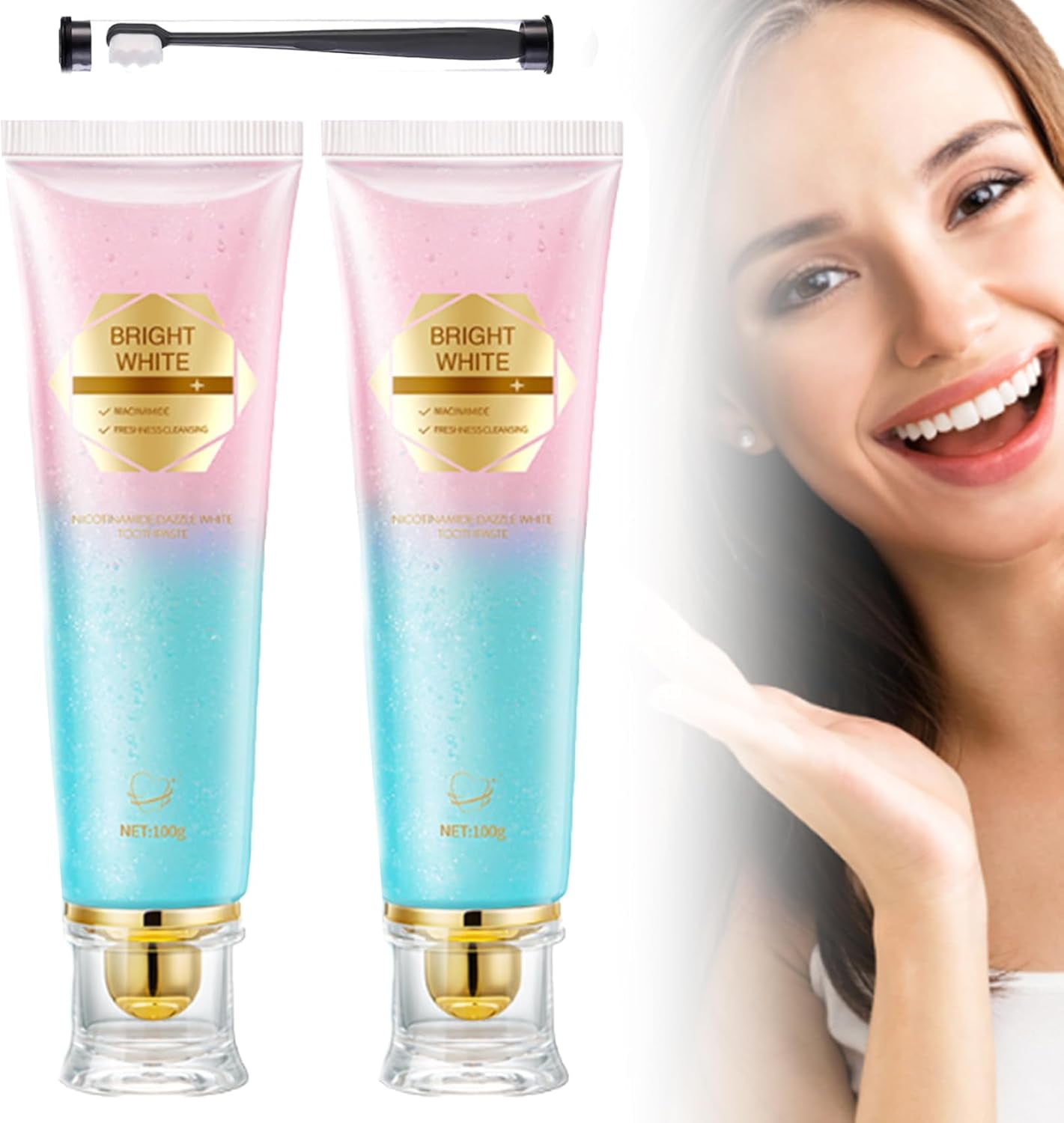 Whimsyard Toothpaste, 100% Pure Niacinamide Whitening Toothpaste ...