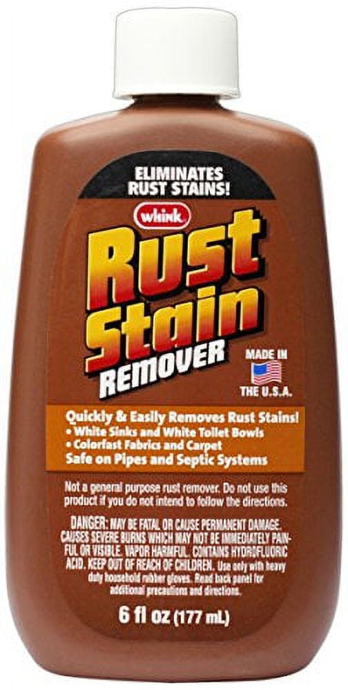 Whink 1261 Rust Stain Remover, 6 Oz, 6 Fl Oz, white - Walmart.com