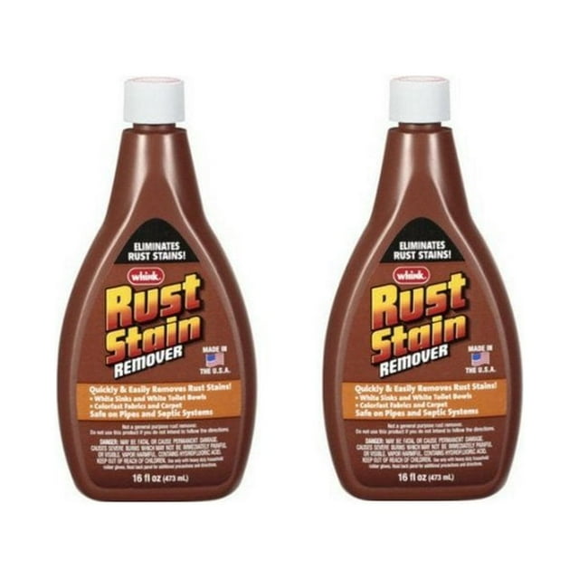 Whink Rust Stain Remover, 16 Fluid Ounce - Pack of 2 - Walmart.com