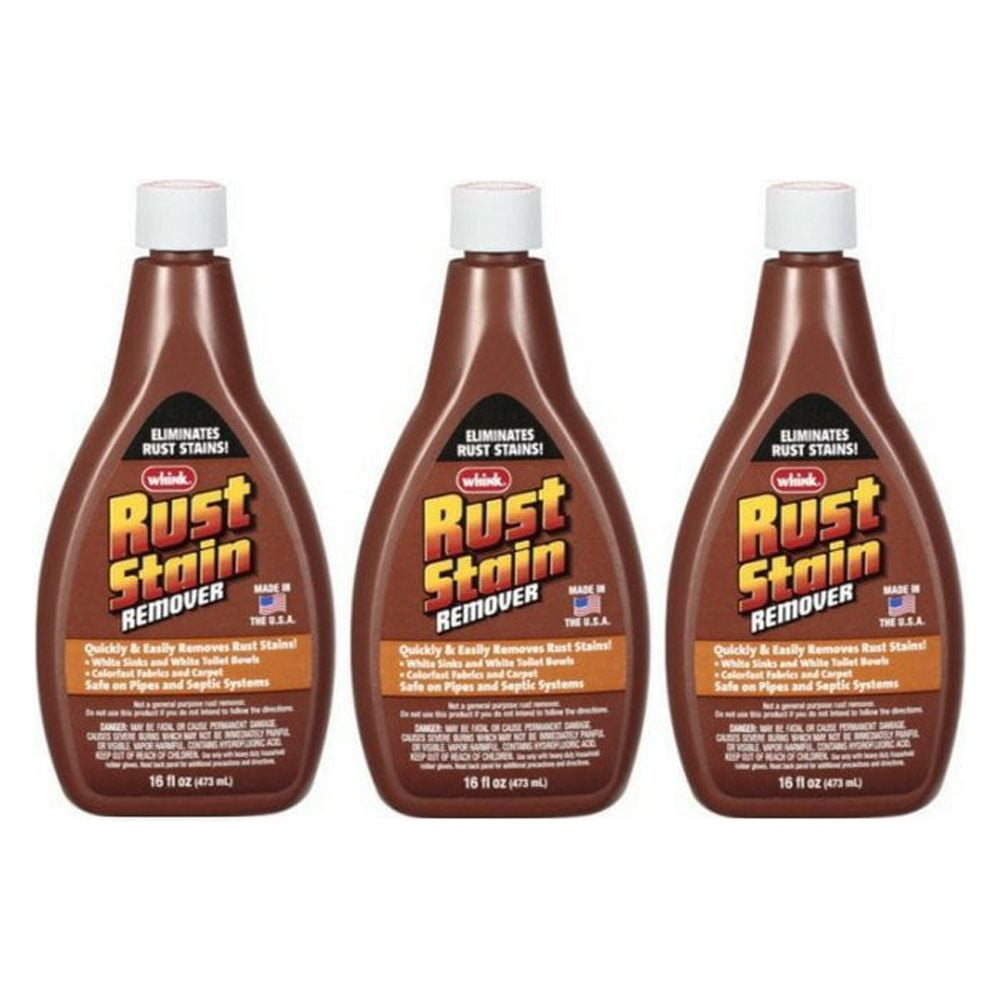 Whink Rust Stain Remover, 16 Fluid Ounce - Pack of 3 - Walmart.com