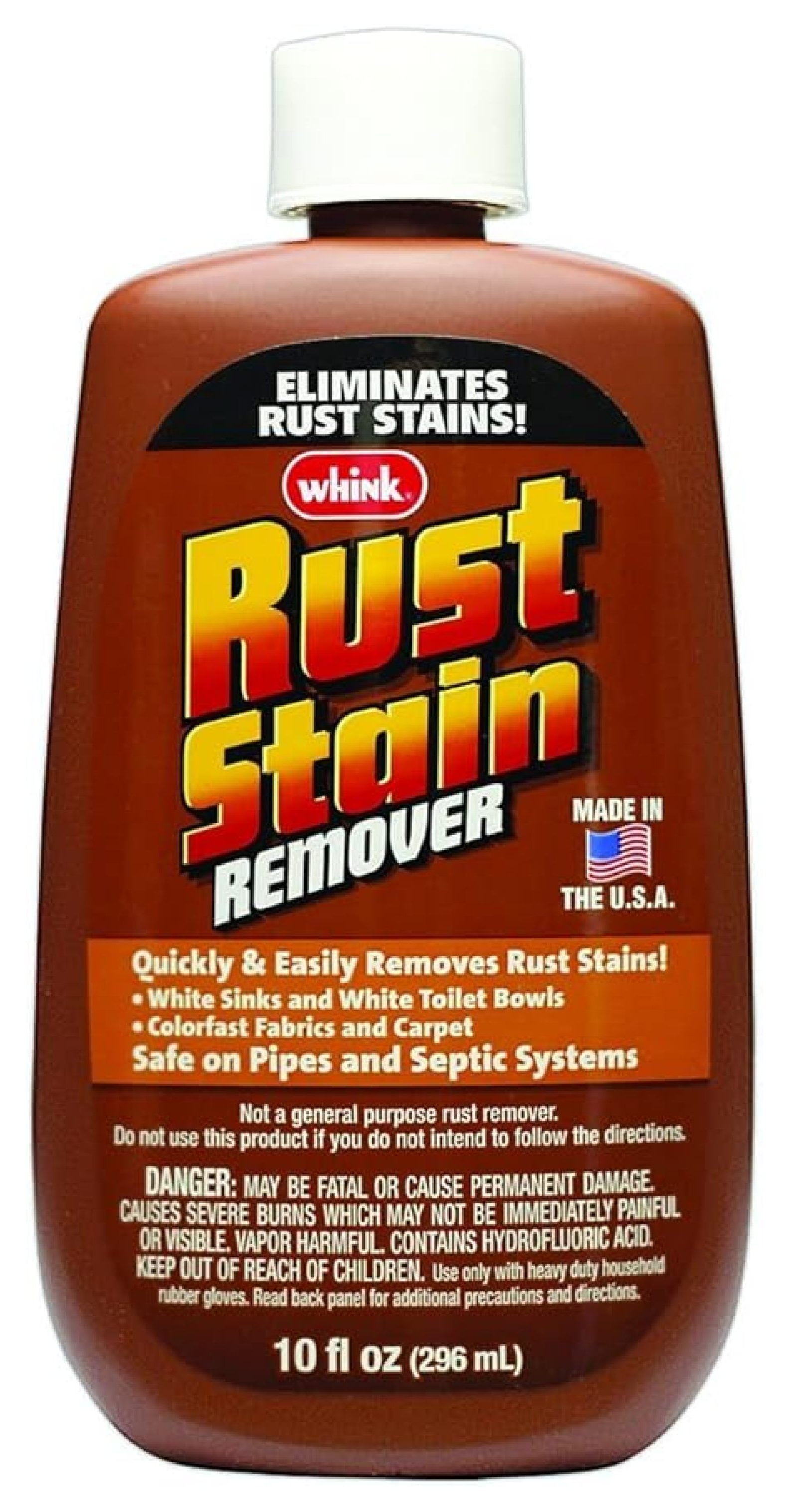 Whink Rust Stain Remover 6 Pack - 10oz Bottles - Heavy Duty Rust ...