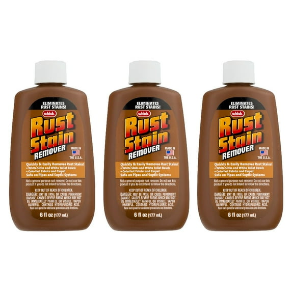 Whink Rust Stain Remover 6 oz, 3 Pack - Walmart.com