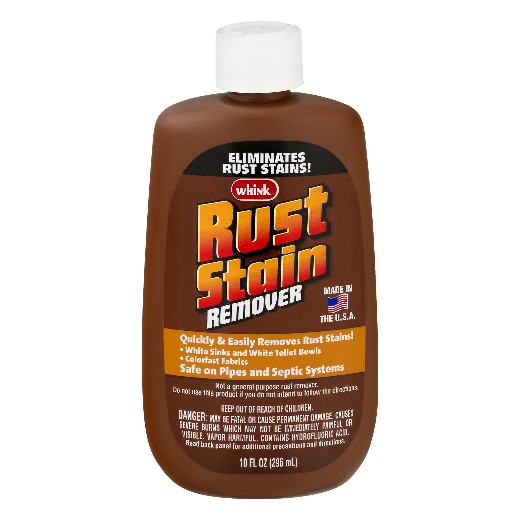 Whink Rust Stain Remover for Sinks and Toilets Safe on Pipes and Septic ...