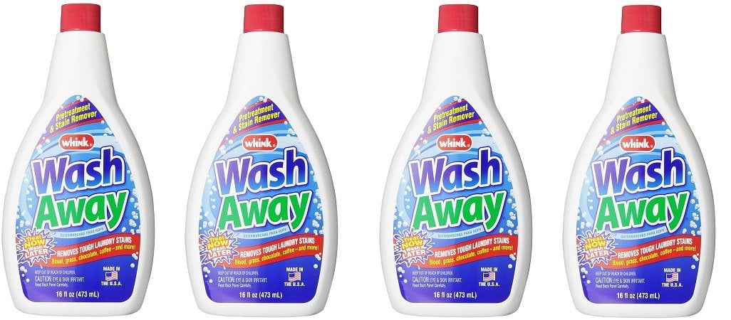 Whink Wash Away Stain Remover, 16 Fl Oz, Pack of 3 4-Pack - Walmart.com